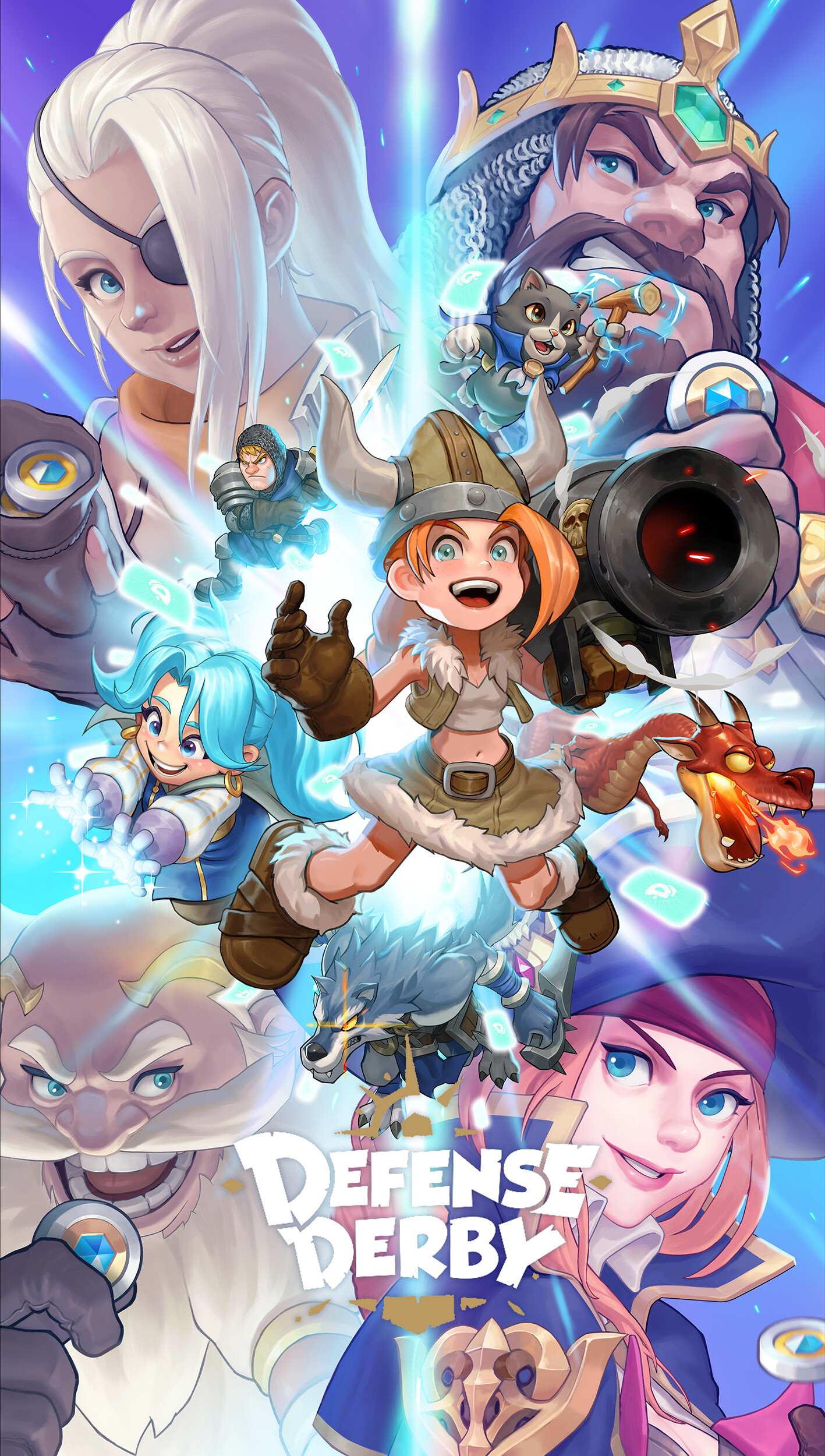 ArtStation - Promotion illustration for Defense Derby