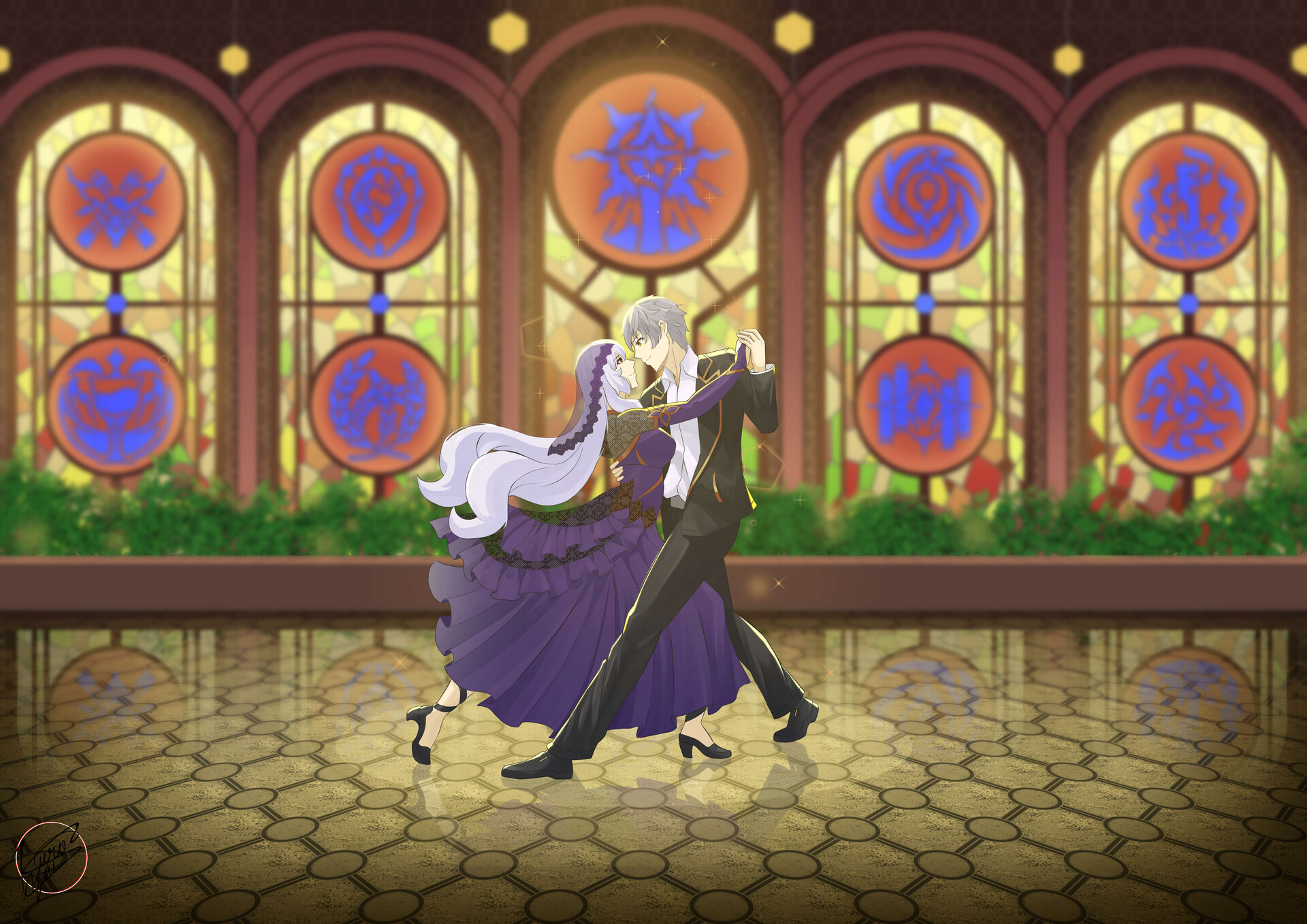 ArtStation - Dance ; Caelus and Black Swan