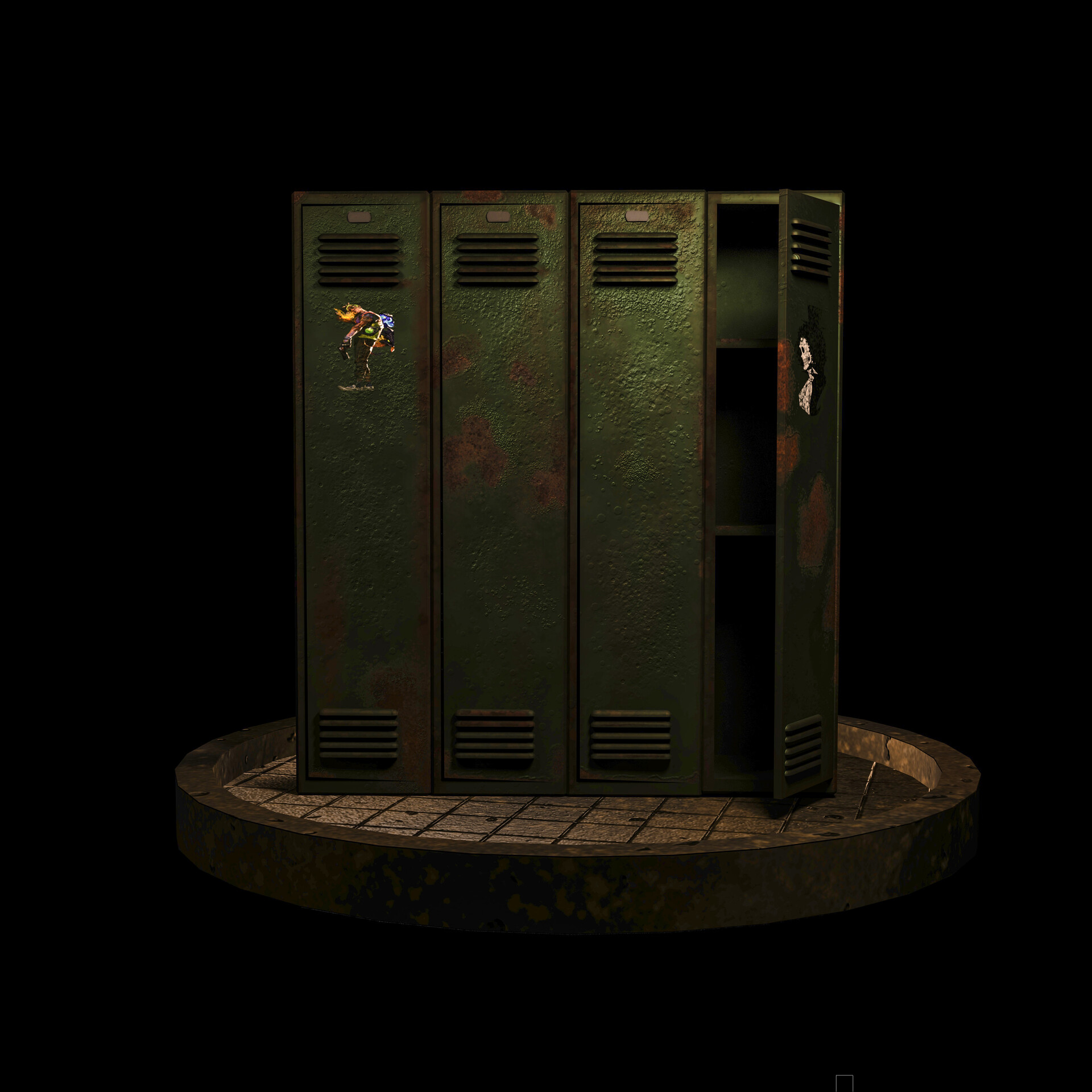 ArtStation - Locker game asset