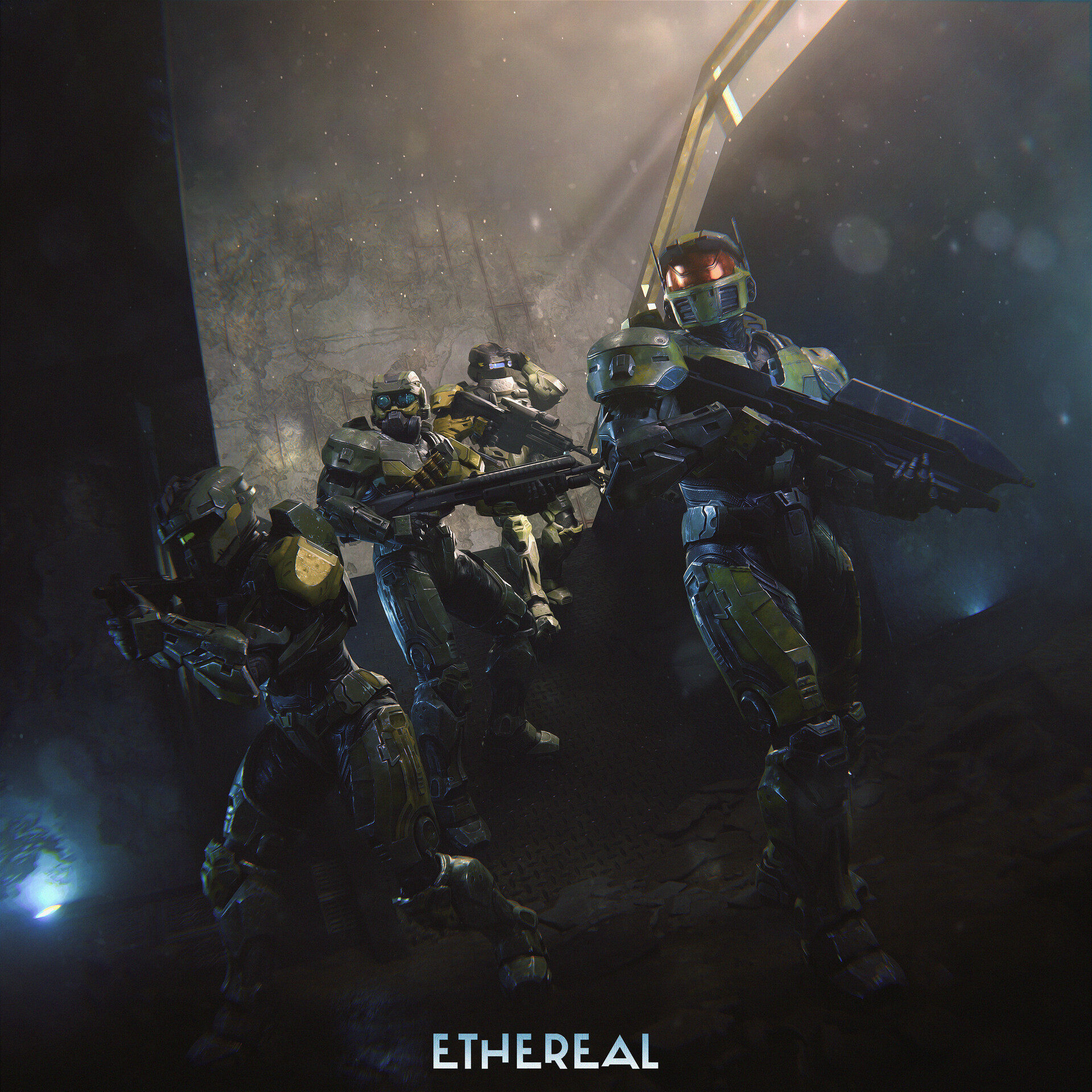 ArtStation - Halo: [FAN-ART] - Fireteam Medusa