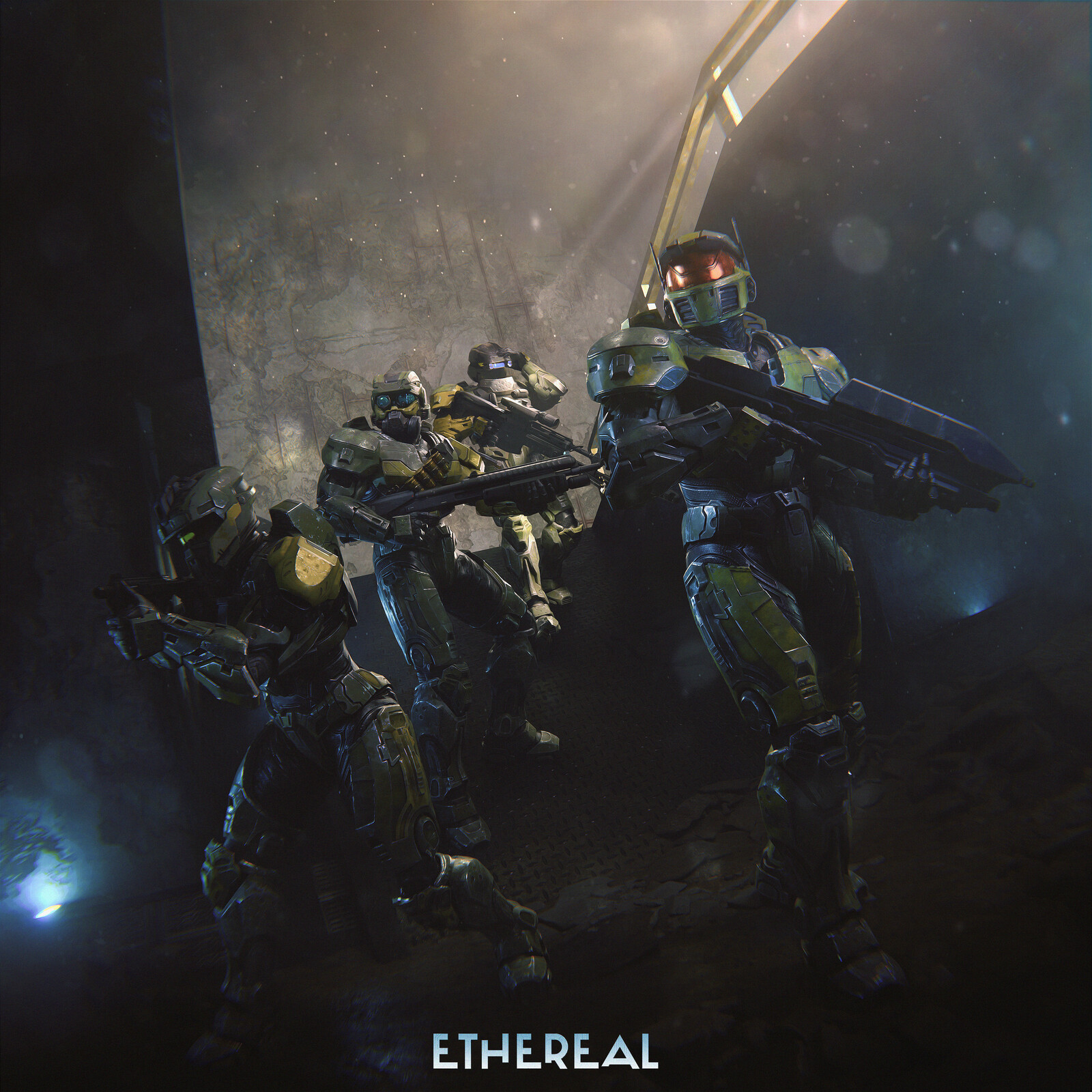 Kristian Gallina - Halo: [FAN-ART] - Fireteam Medusa