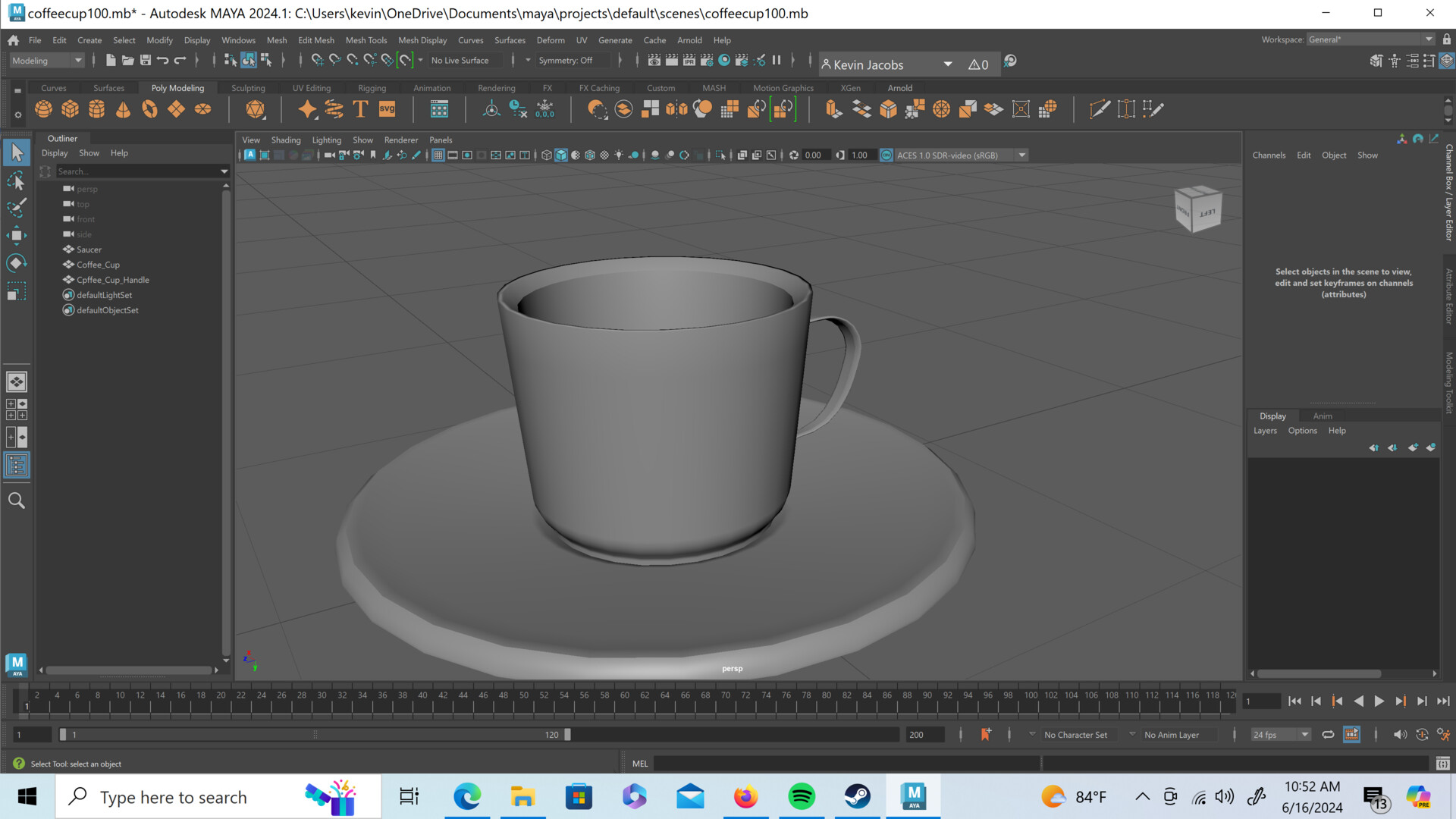 ArtStation - Cup and saucer