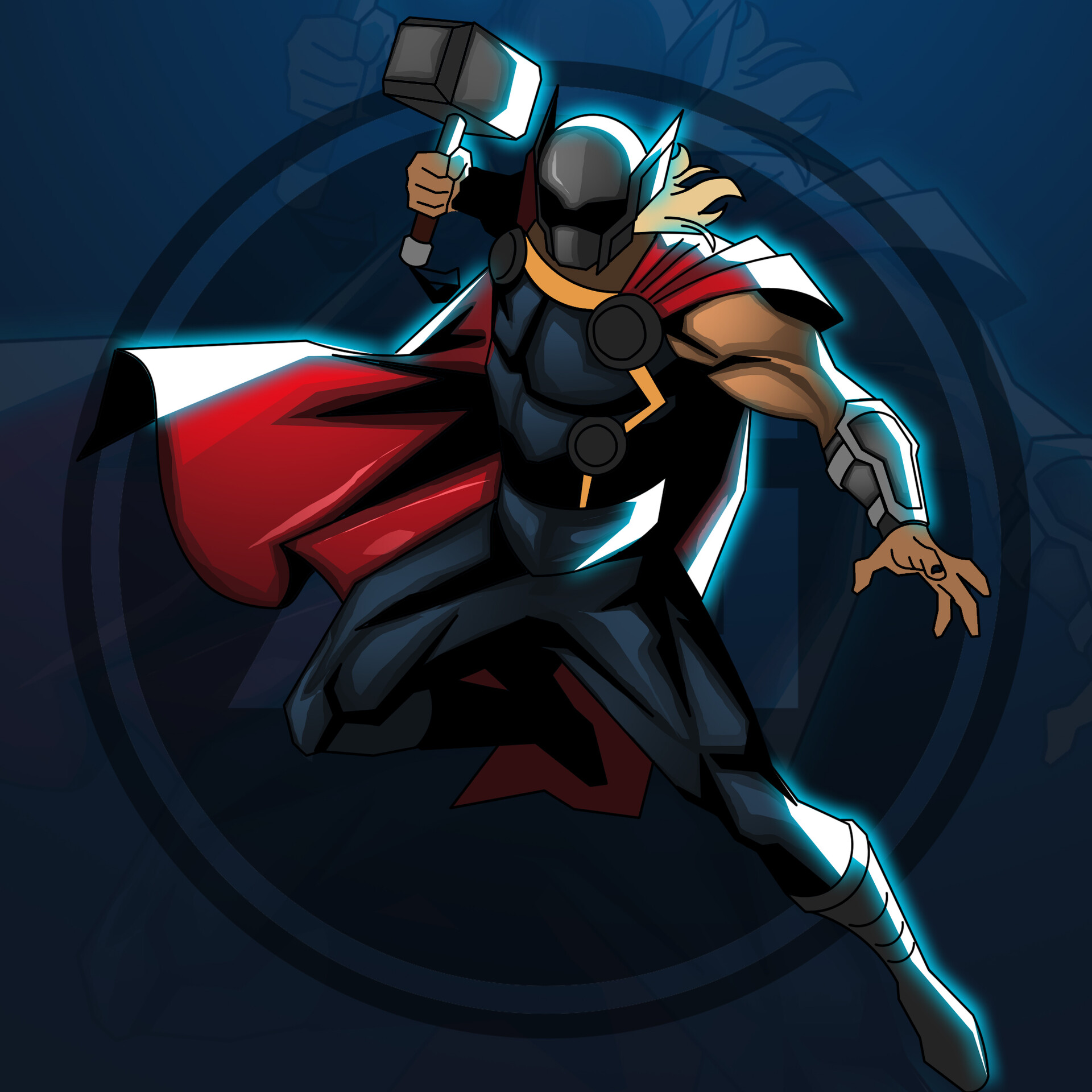 ArtStation - Thor fan art