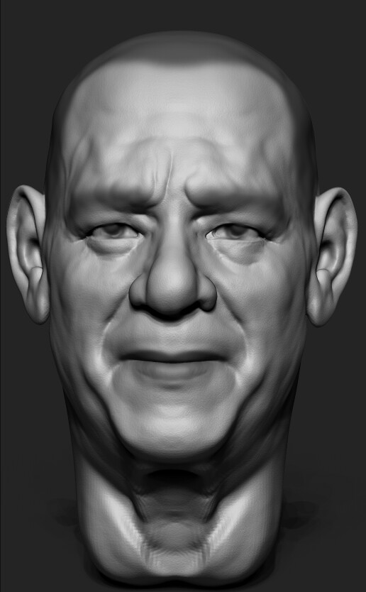 ArtStation - Tom Hanks WIP Fast sketch Likeness