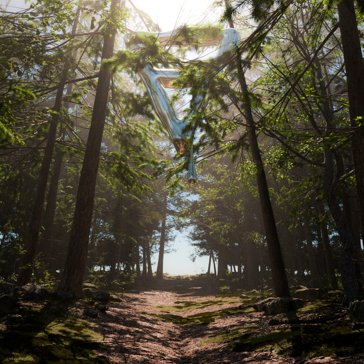 ArtStation - FOREST ROAD