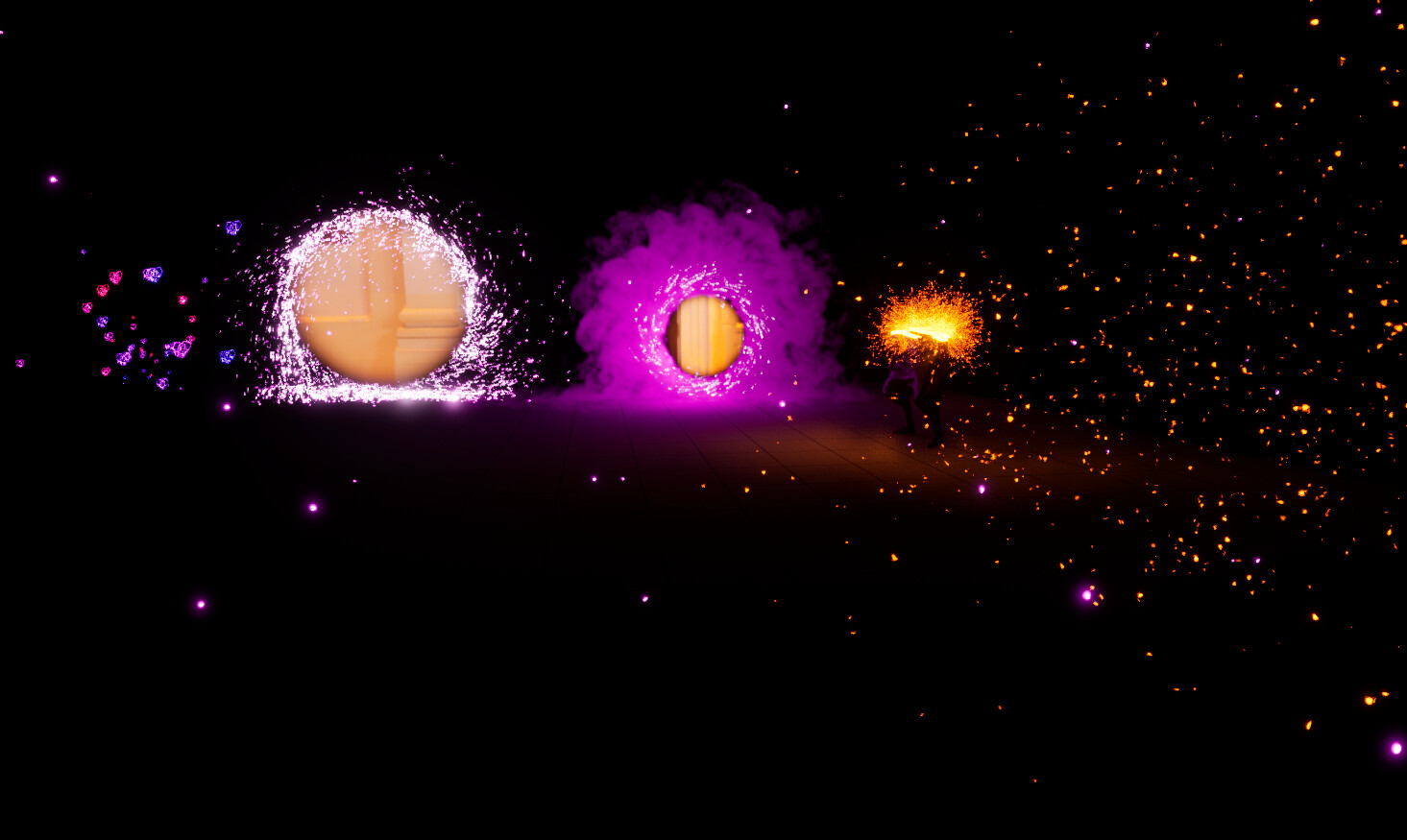 ArtStation - Particle effects using Niagara systems in Unreal Engine 5.34