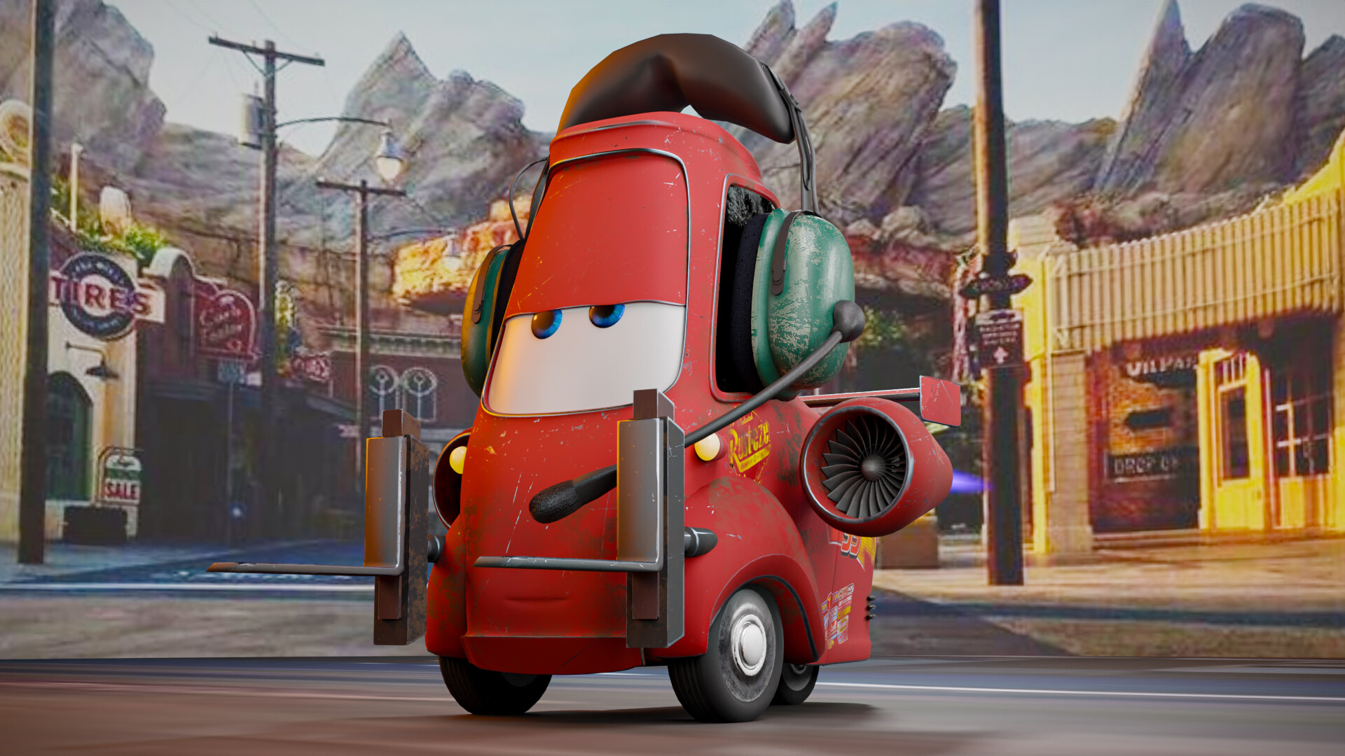 ArtStation - Guido The tutto forklift