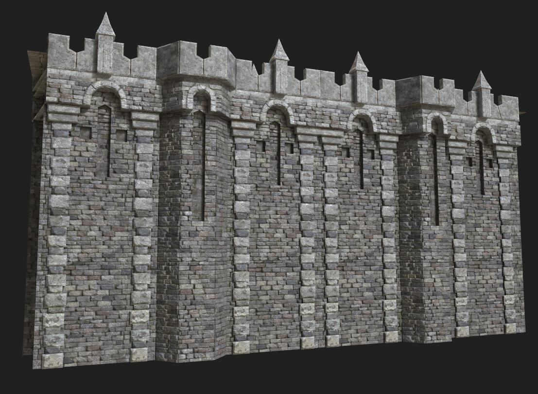 ArtStation - City Walls and Towers