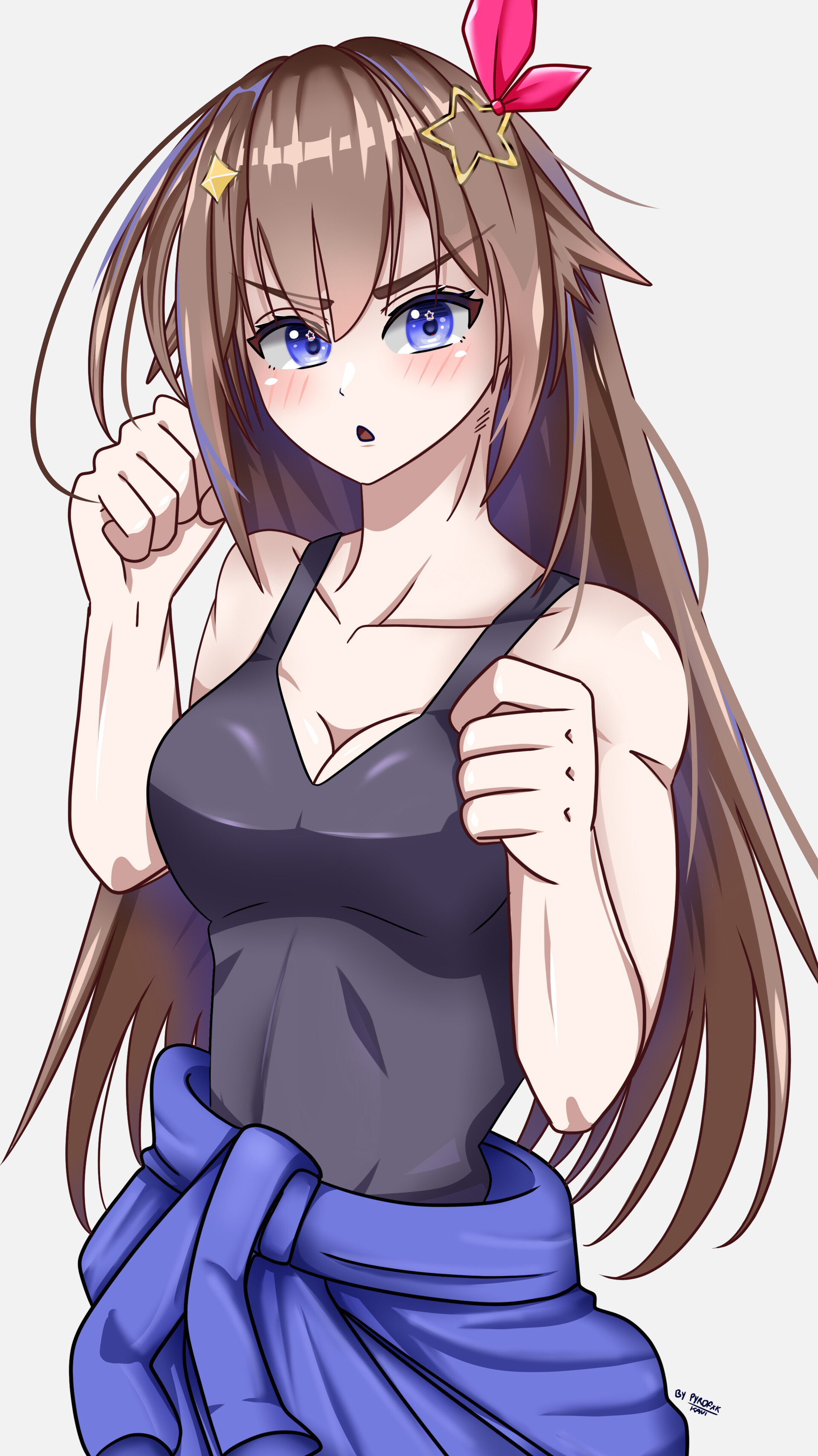 ArtStation - Tokino Sora | Fighting Pose | Hololive