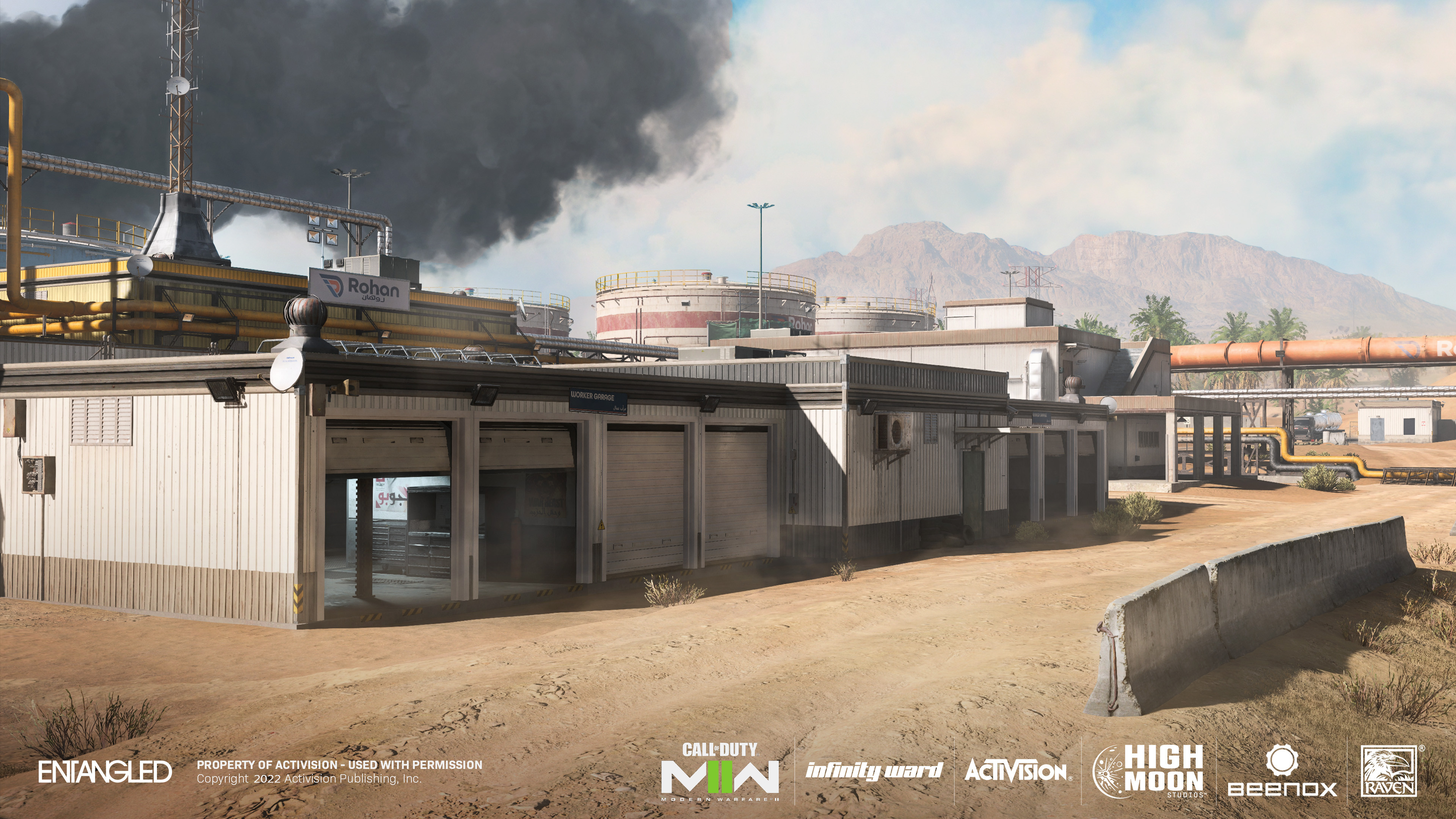 ENTANGLED Studio - In-game Level Art for Call of Duty MW2