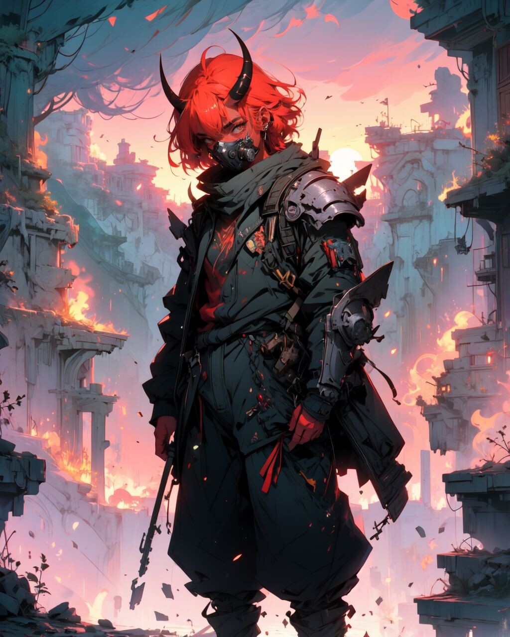 4K Anime Reference Art for Artists and Enthusiasts - 399 Oni Girls ...