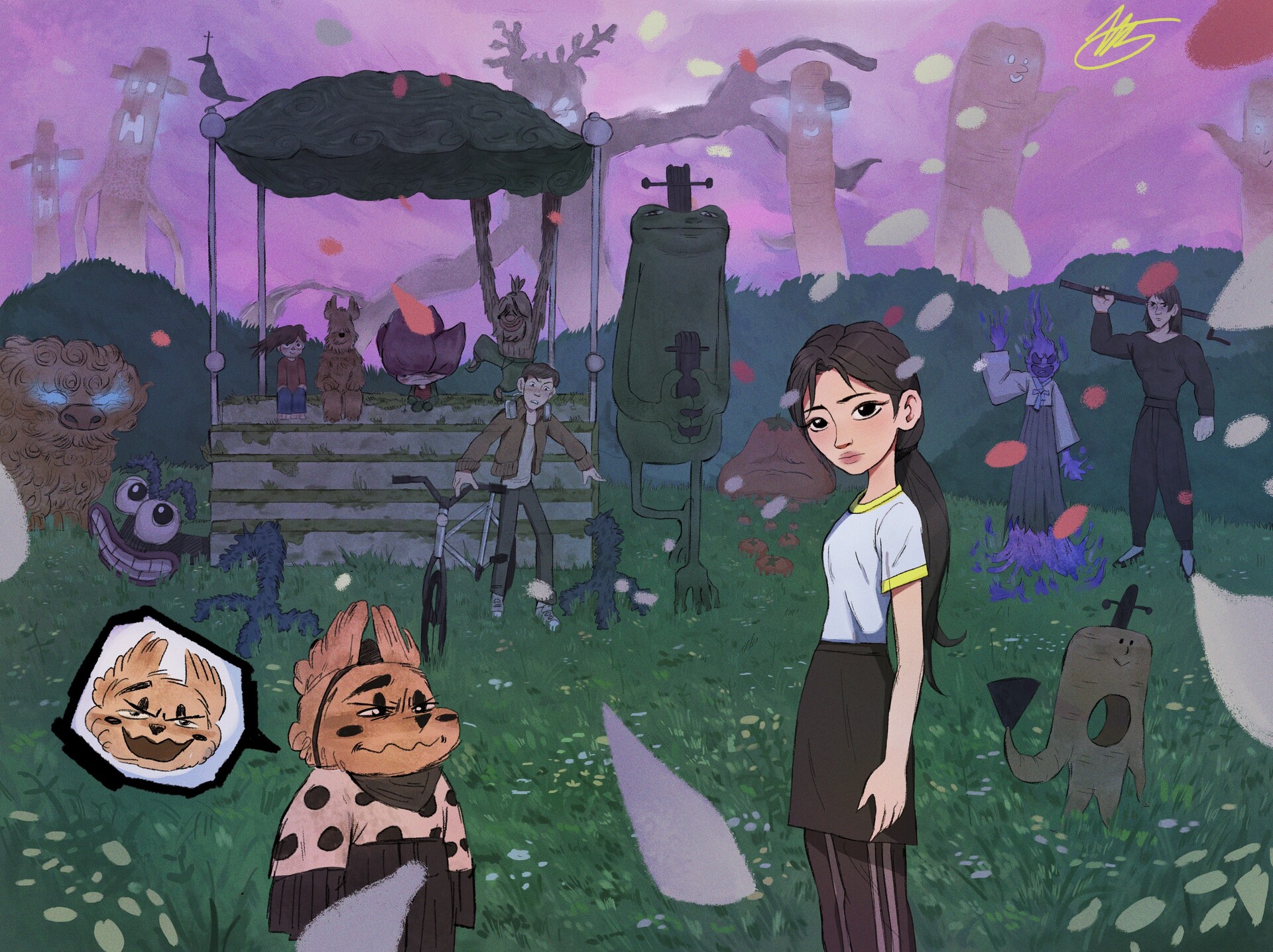 ArtStation - a strange village