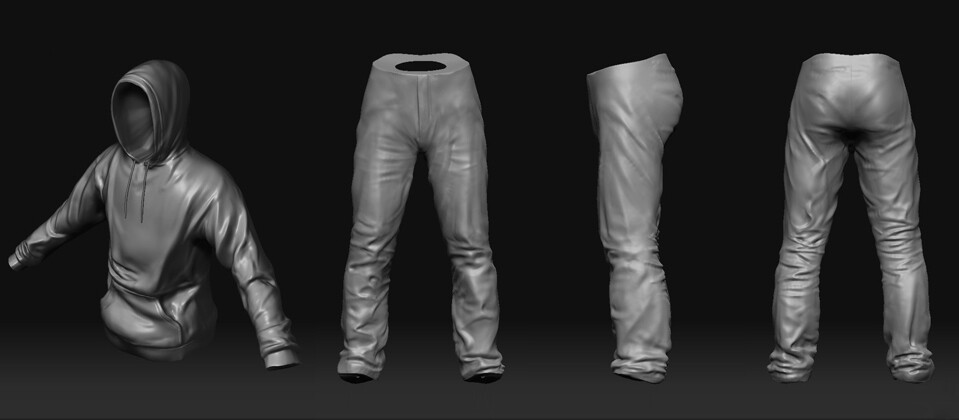 ArtStation - 3d clothing model