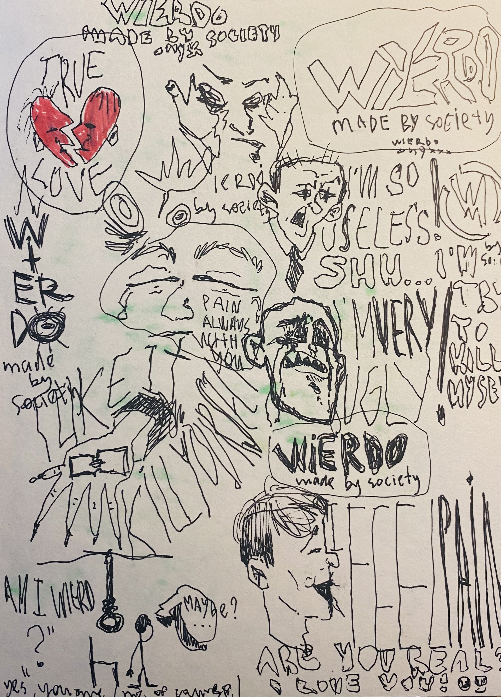 ArtStation - “wierdo” made by society