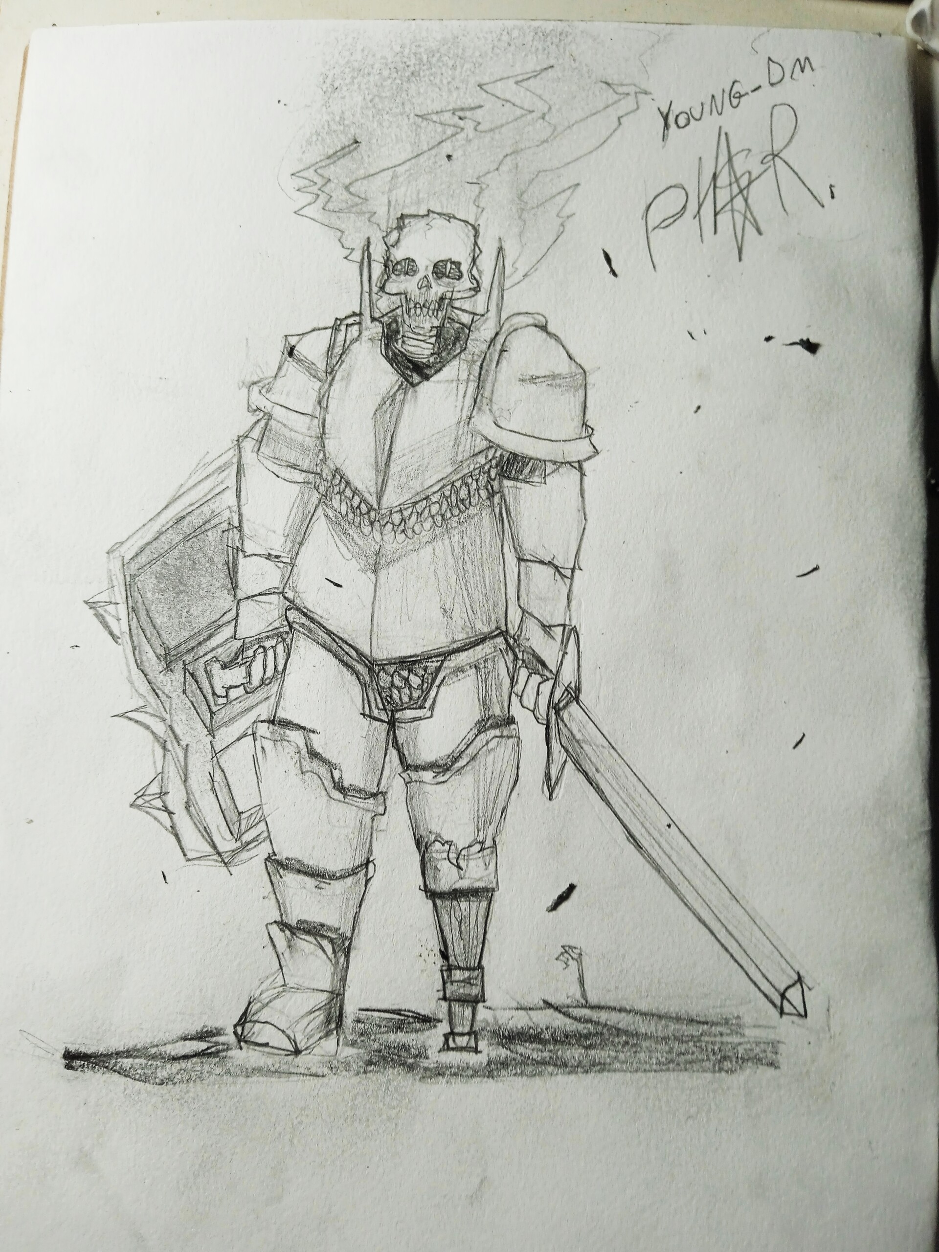 ArtStation - idea of a death knight / ideia de um cavaleiro da morte