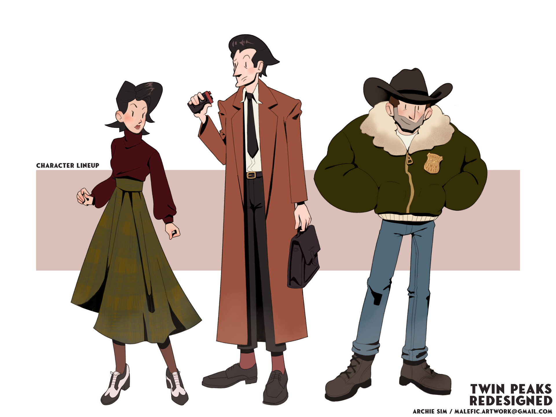 Archie Sim - Twin Peaks Redesigned