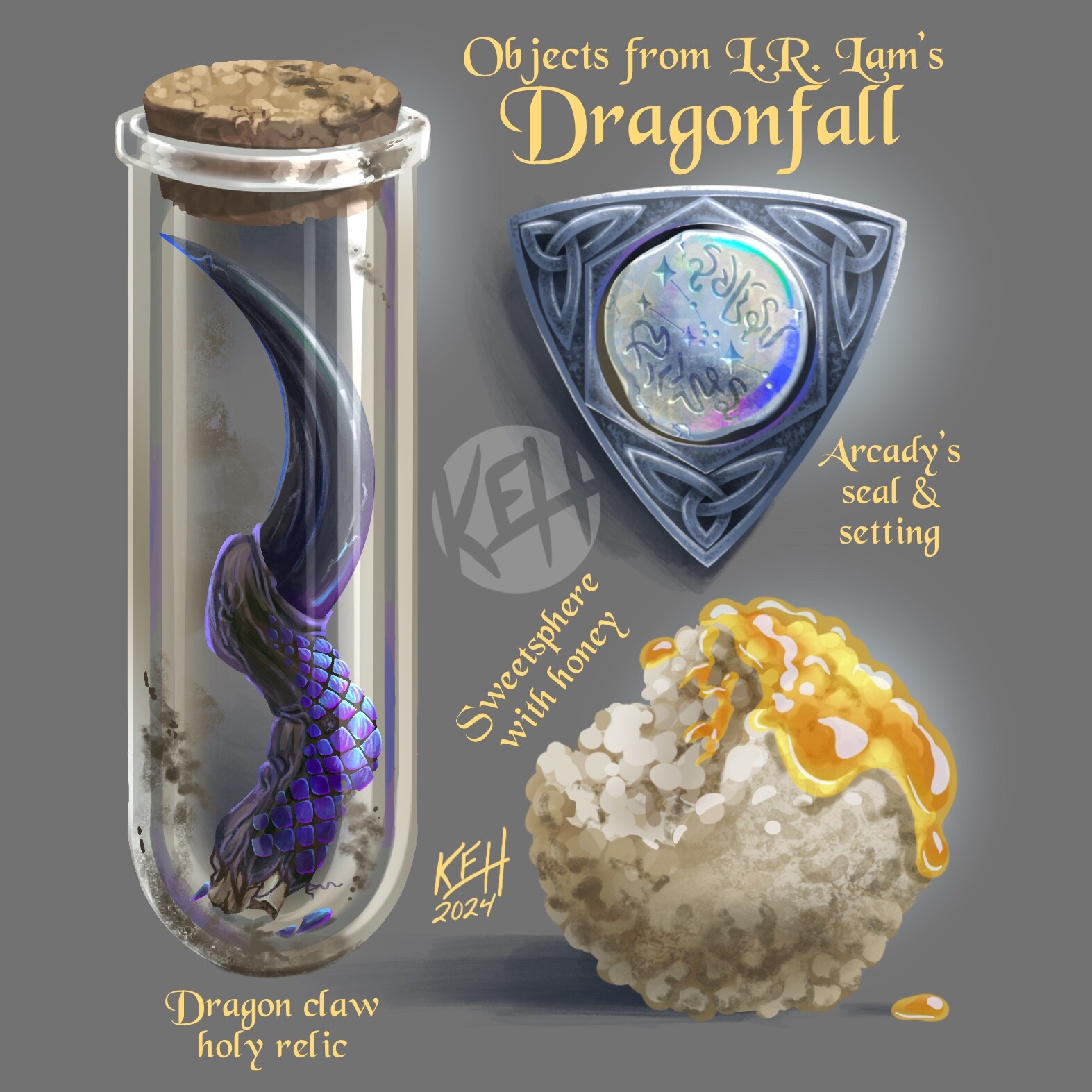 ArtStation - Concept Art Objects from L. R. Lam’s Dragonfall