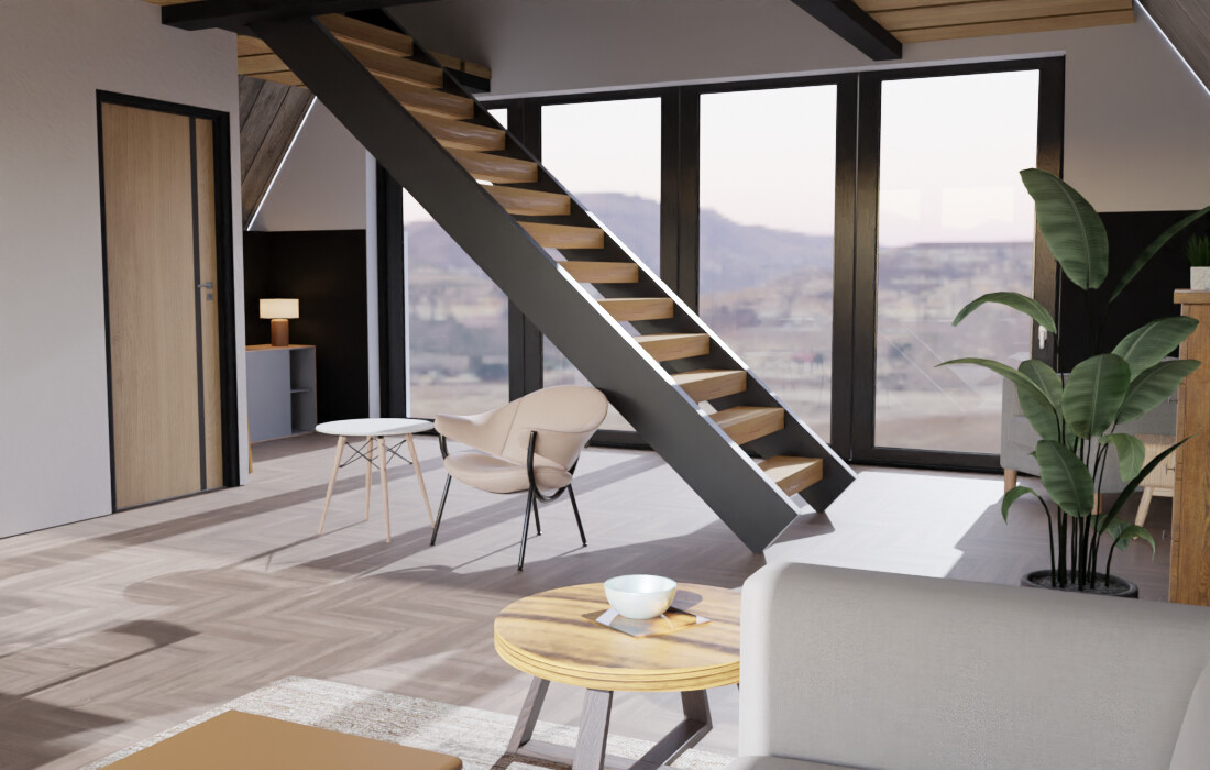 ArtStation - Interior: Loft Project