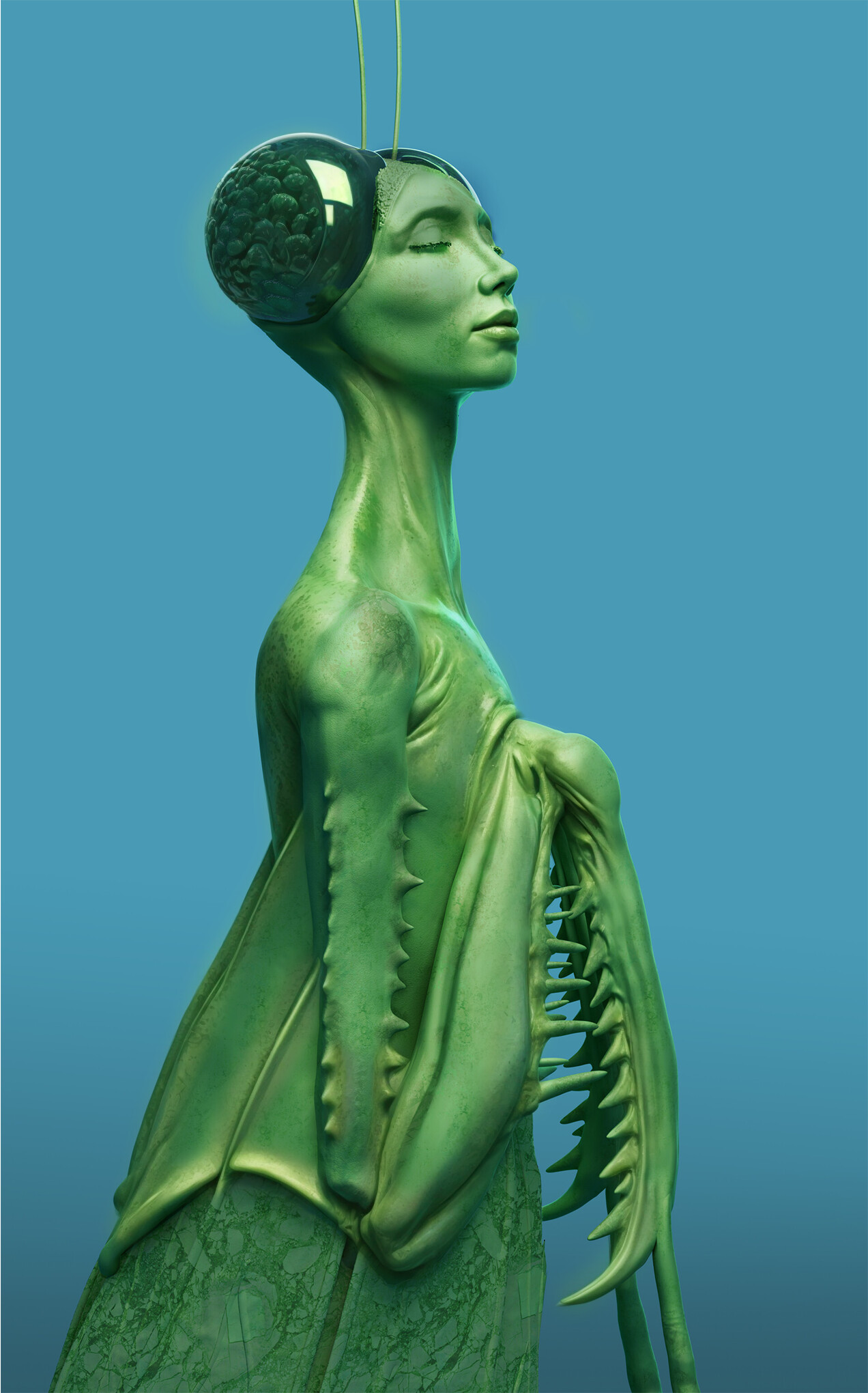 ArtStation - Queen Mantis