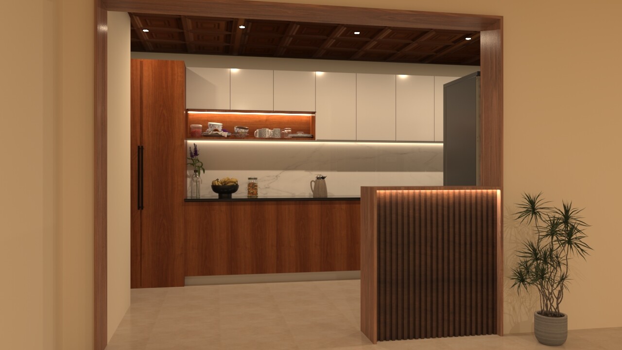 ArtStation - KITCHEN INTERIOR MODELLING