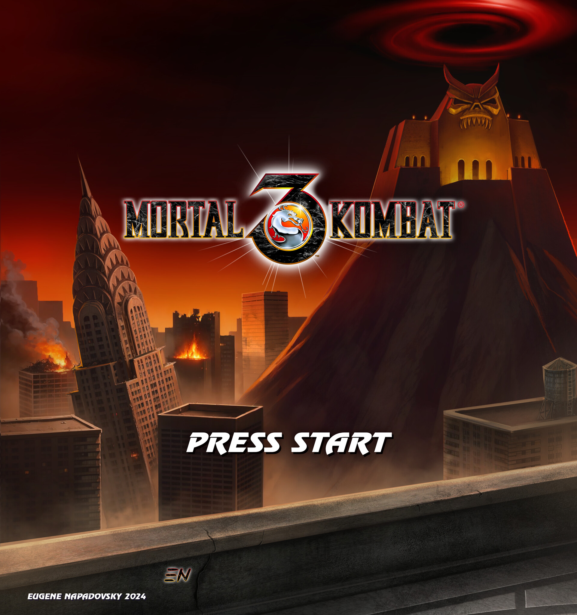 ArtStation - Mortal Kombat 3 \ PRESS START