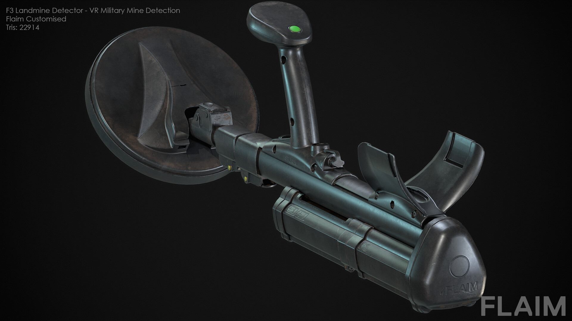 John - F3 Landmine Detector - VR Military Mine Detection