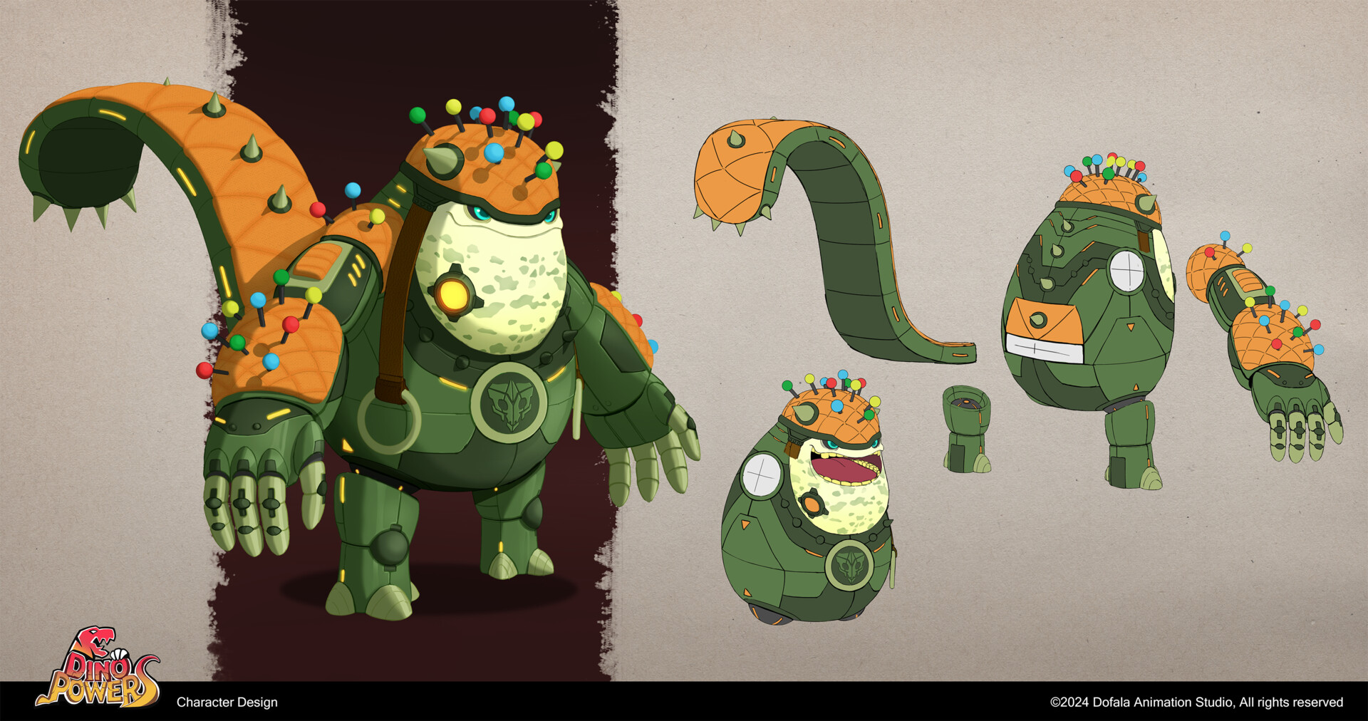 ArtStation - Character design for "Dino Powers", DOFALA ANIMATION STUDIO original IP.