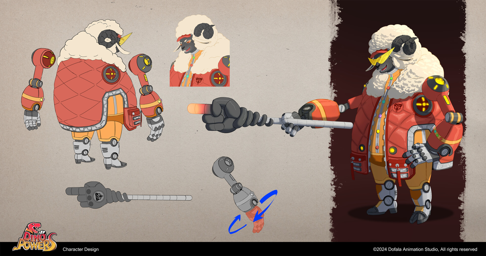 ArtStation - Character design for "Dino Powers", DOFALA ANIMATION STUDIO original IP.