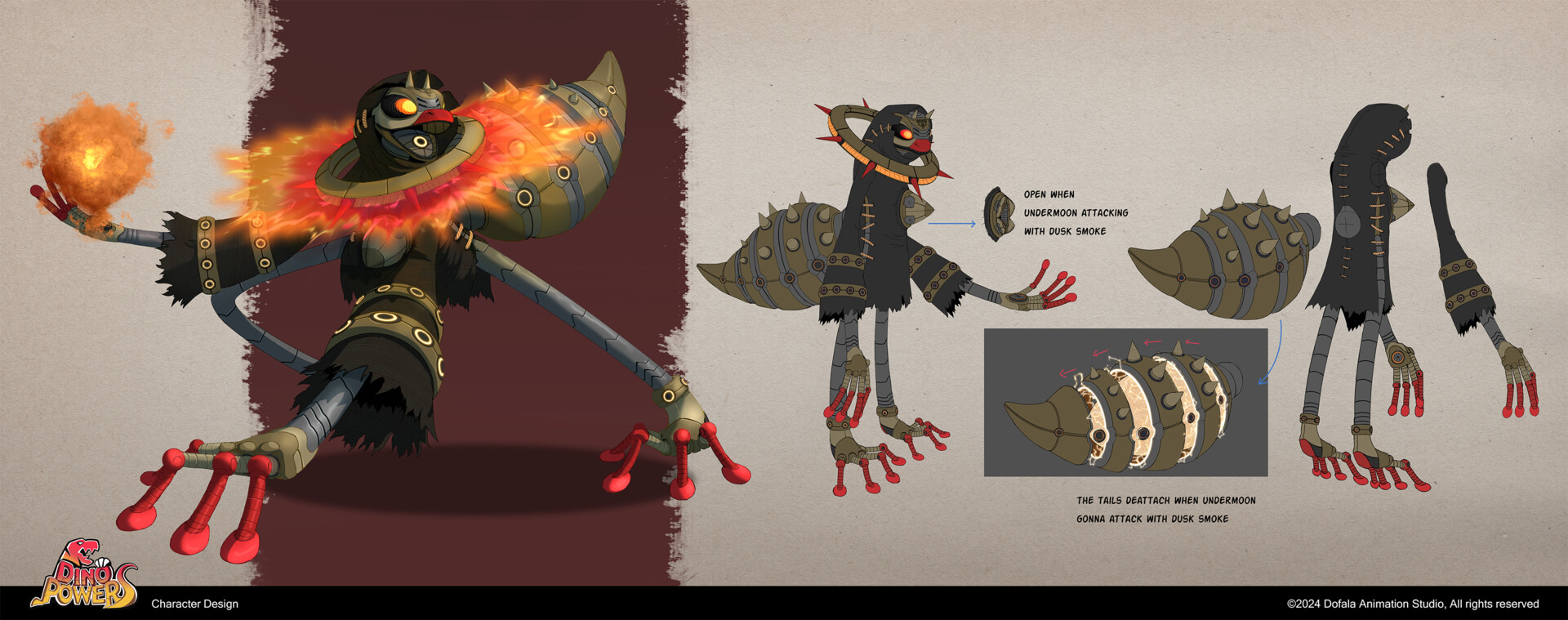 ArtStation - Character design for "Dino Powers", DOFALA ANIMATION STUDIO original IP.
