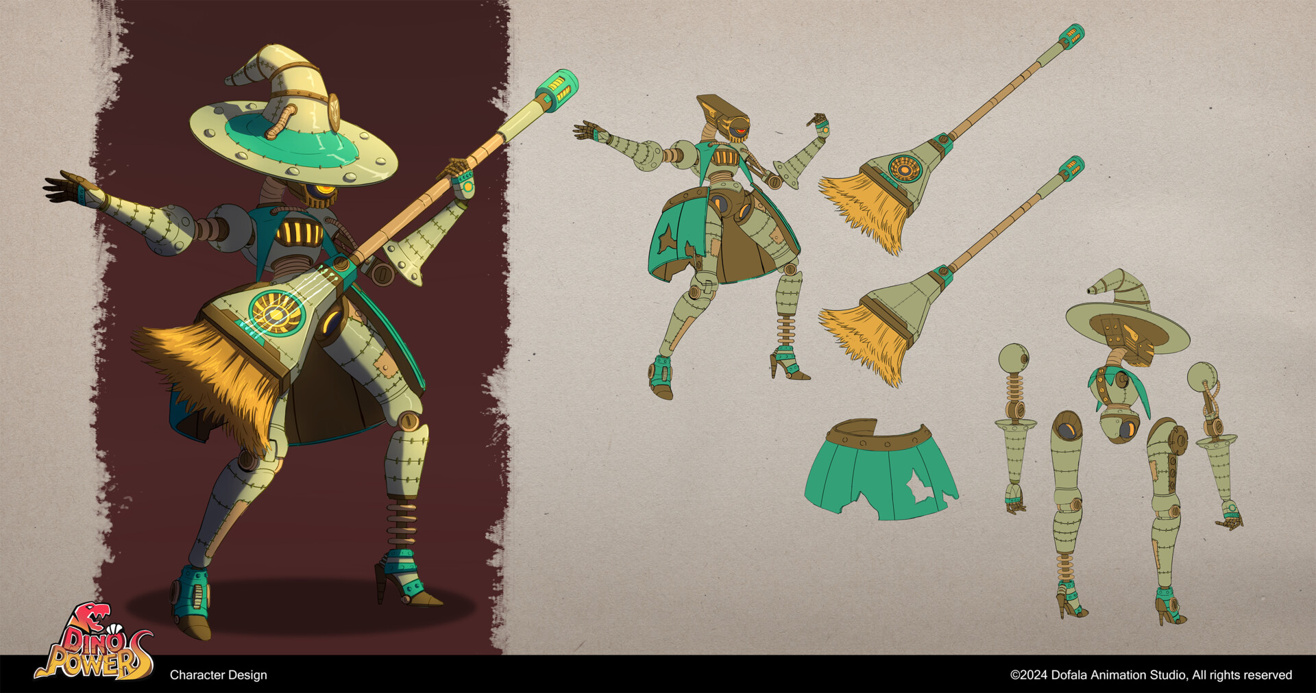 ArtStation - Character design for "Dino Powers", DOFALA ANIMATION STUDIO original IP.