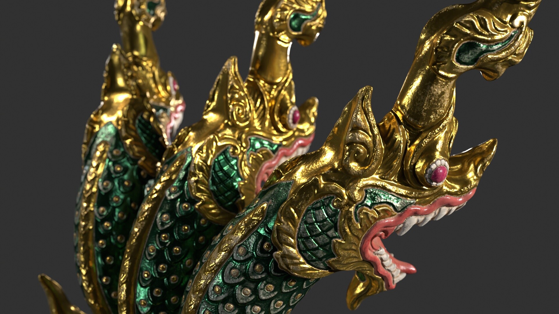 Tim Shaw - Asian Naga Sculptures