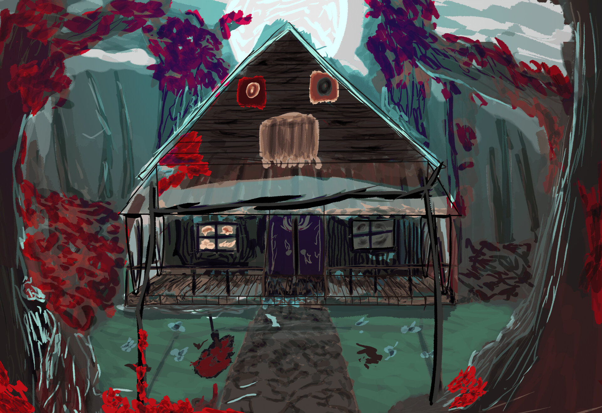 ArtStation - Wicked House