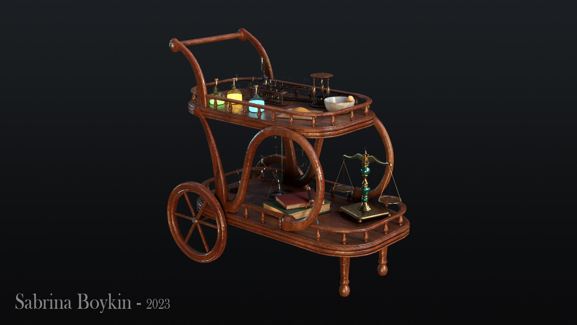 ArtStation - Cottage Potion Cart