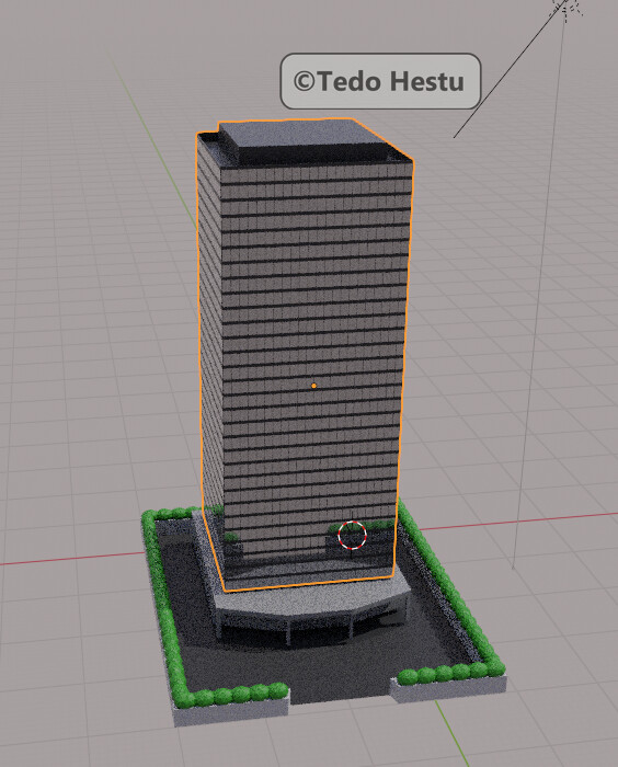 ArtStation - PT Landmark Tower Building