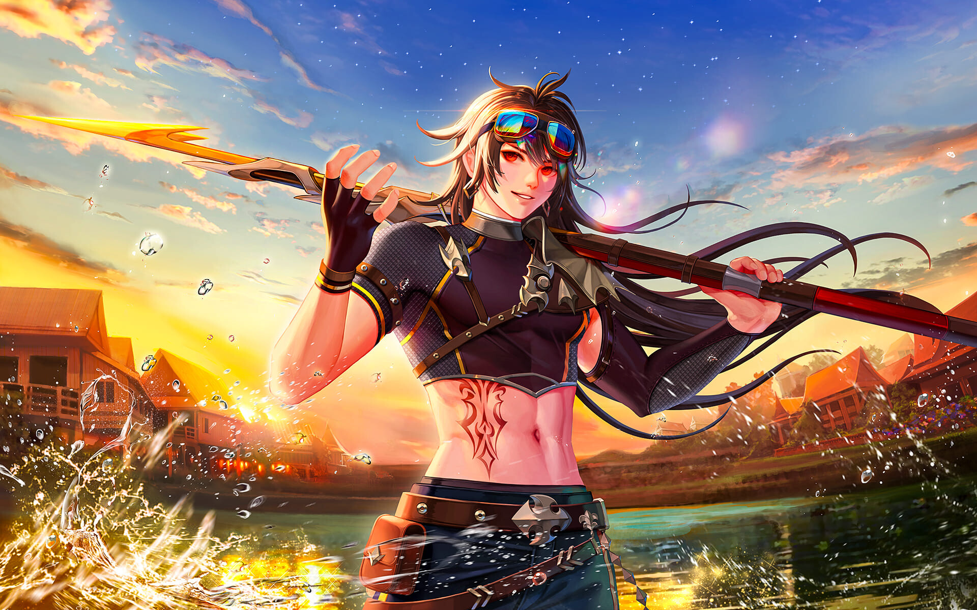 ArtStation - 2024 LINE Let's Get Rich Artwork Krai Thong Swimsuit Costume