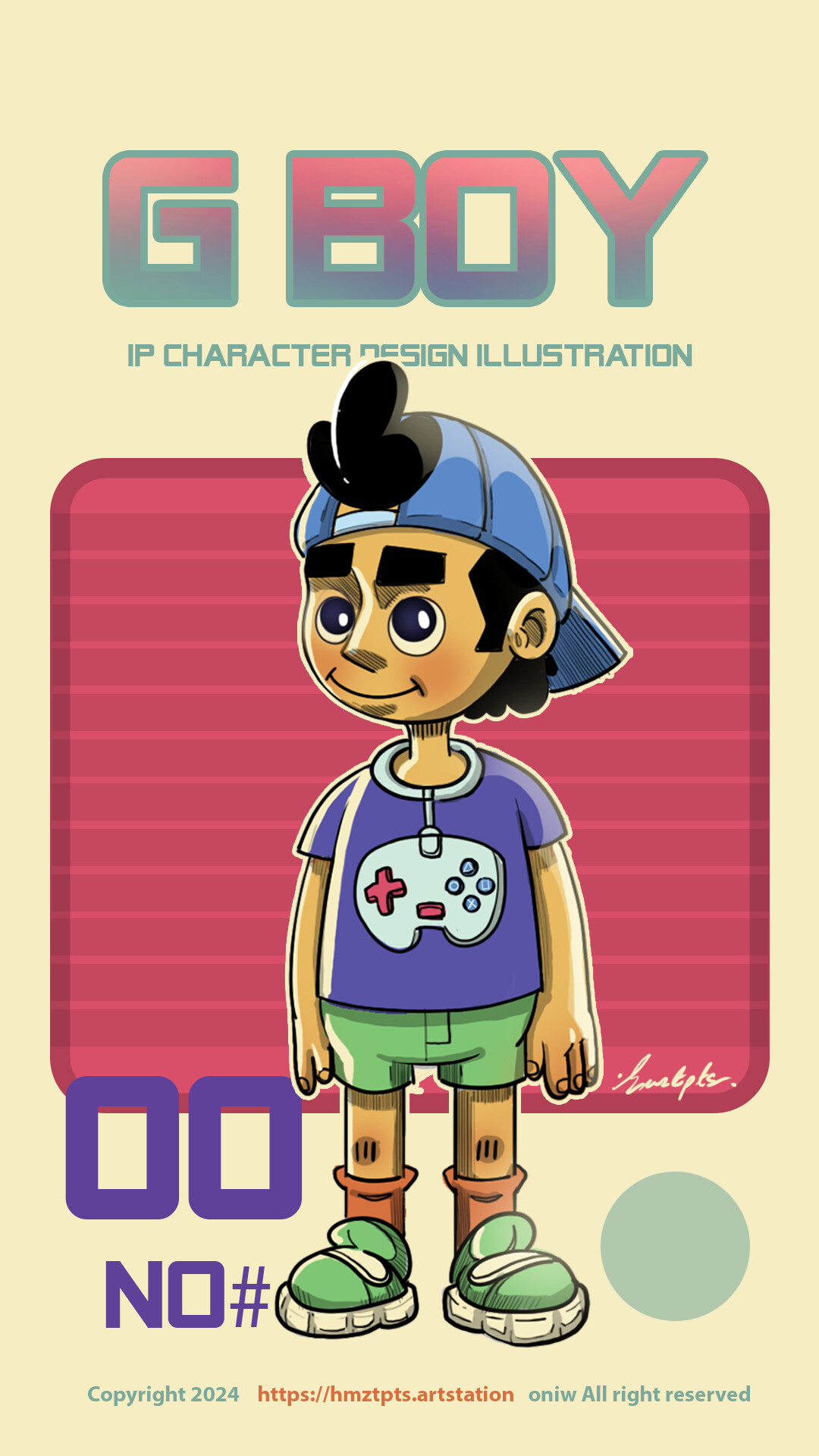 ArtStation - G boy Character Design