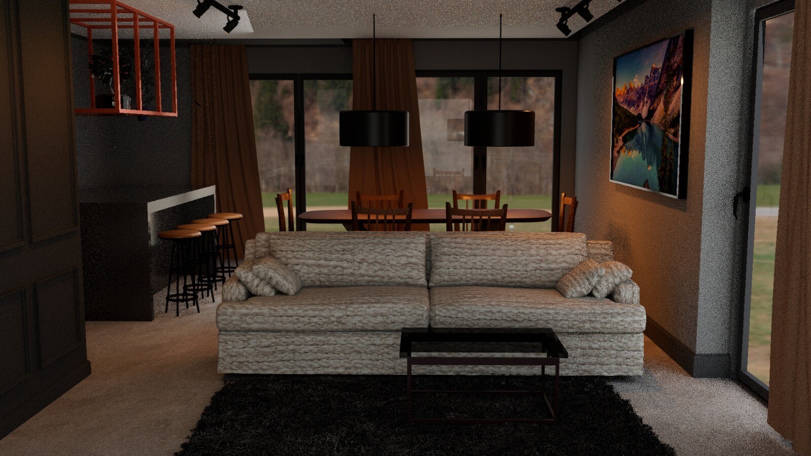 ArtStation - 3d interior in maya