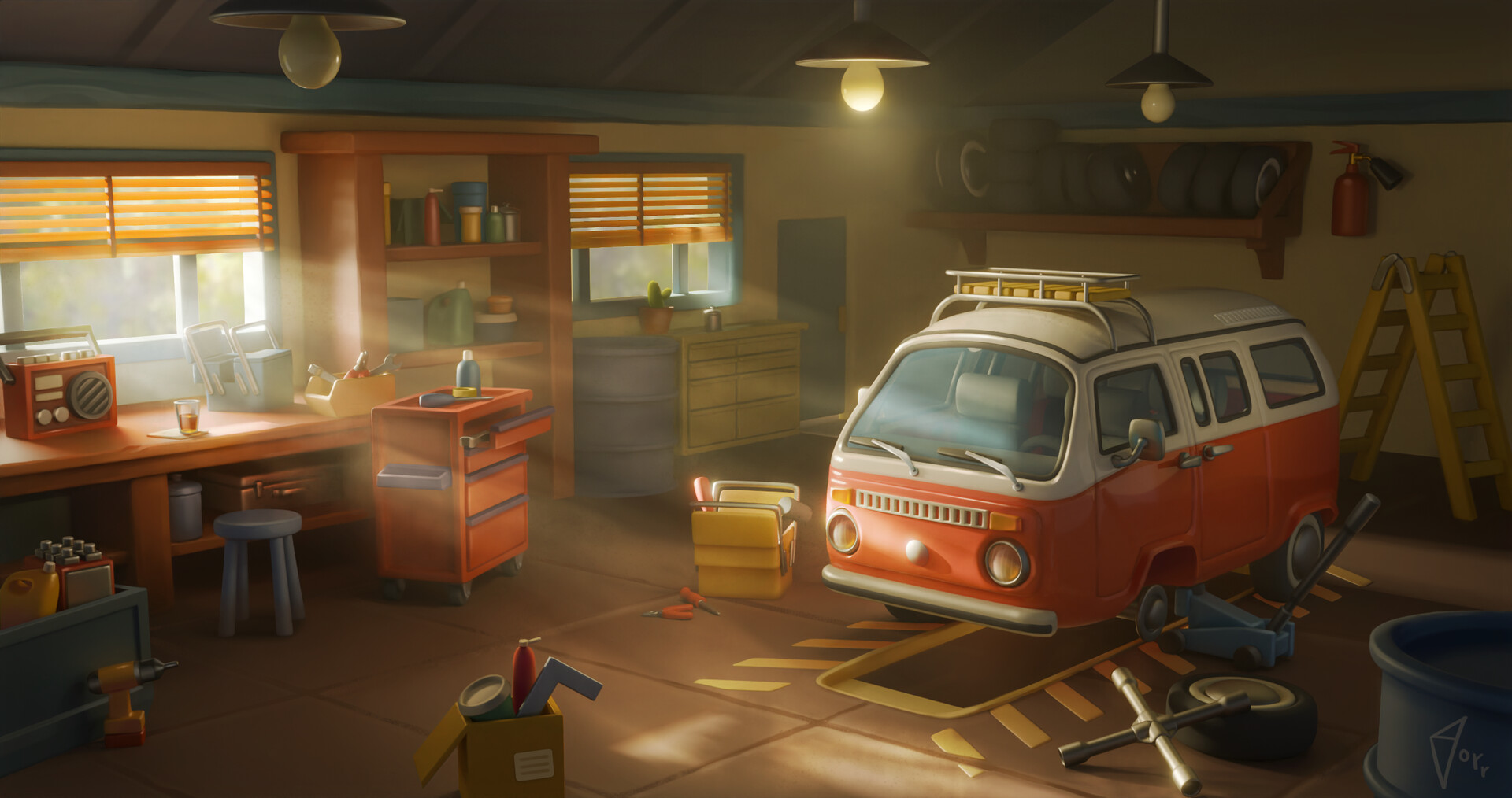 ArtStation - Garage