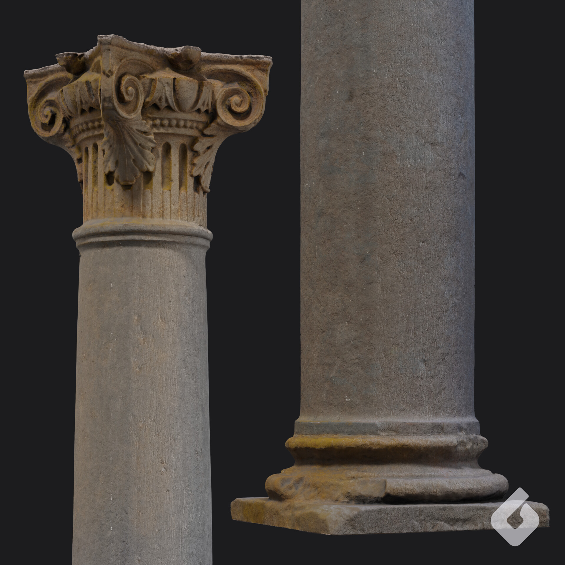 ArtStation - Photogrammetry Project - Lucca Column