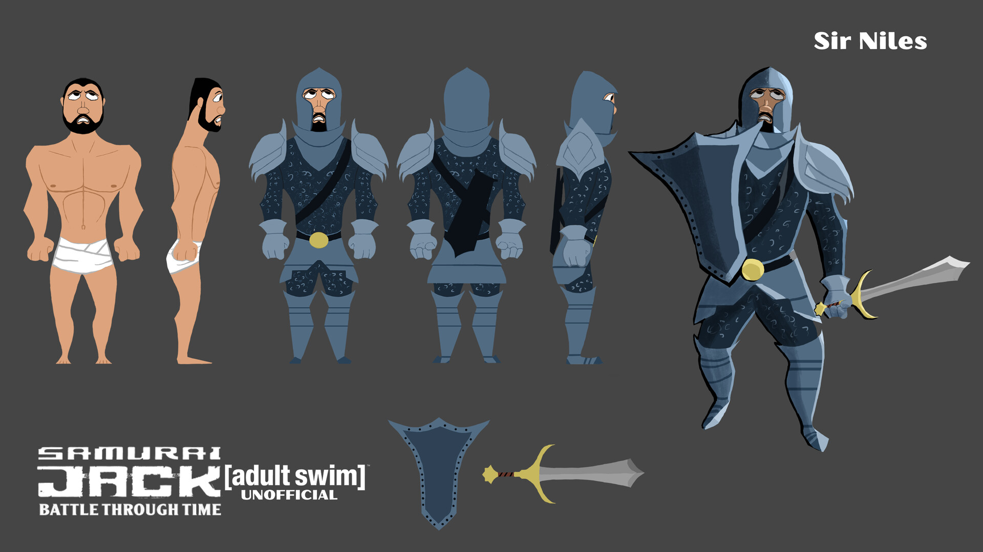 ArtStation - Unofficial Samurai Jack Character Concept: Sir Niles