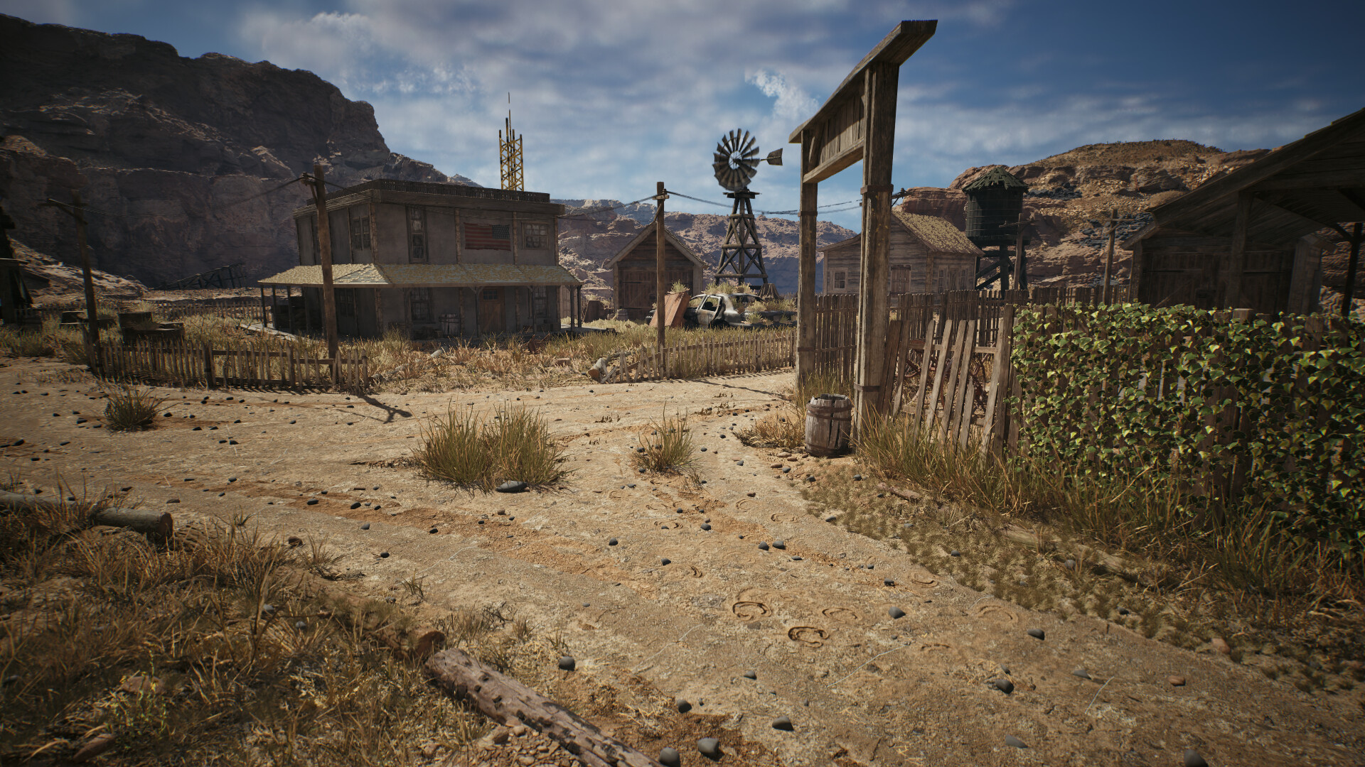 ArtStation - abandoned western town