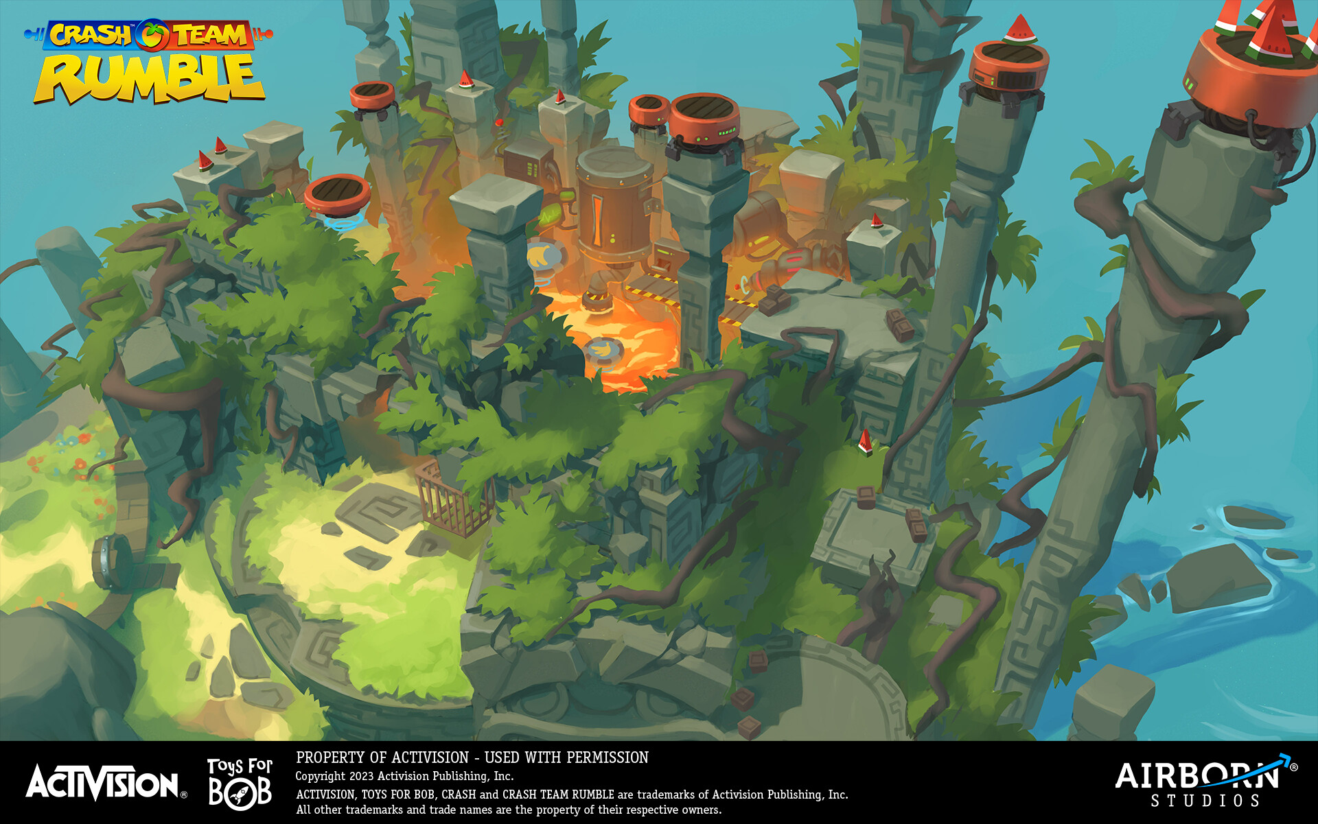 Airborn Studios - Crash Team Rumble - Tiki Towers Concepts