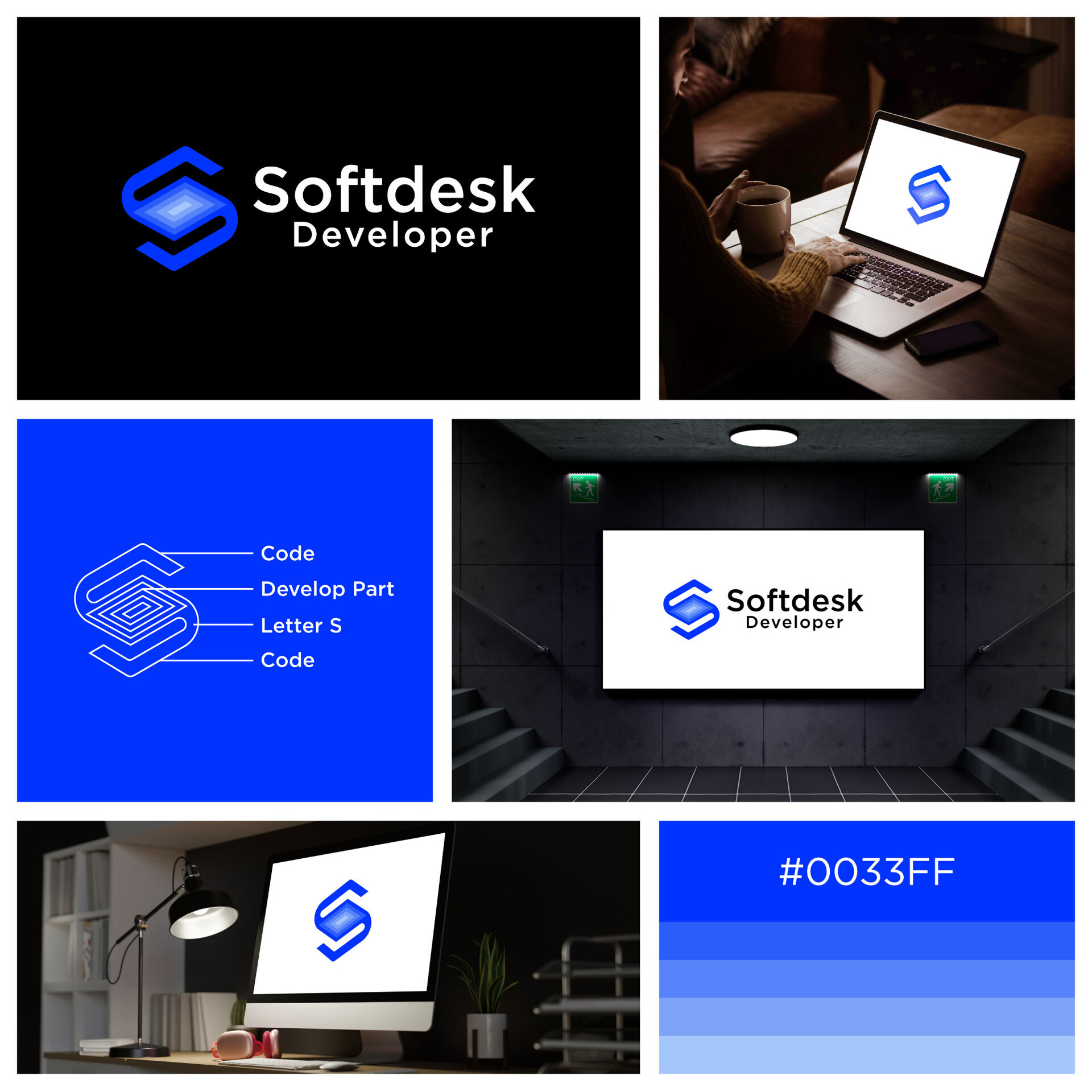 ArtStation - Software Developer logo design, coding logo