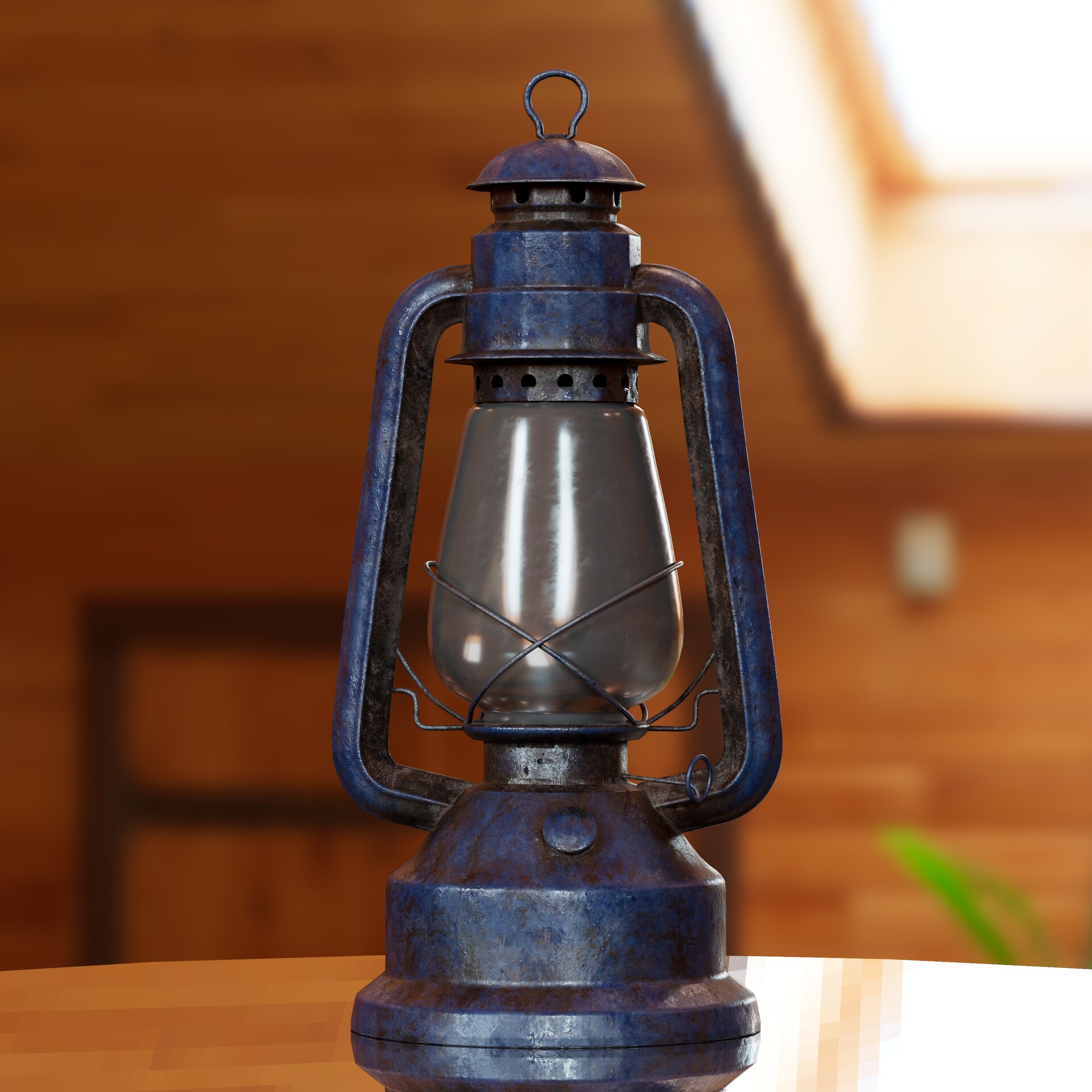 ArtStation - Rusty and oily lantern