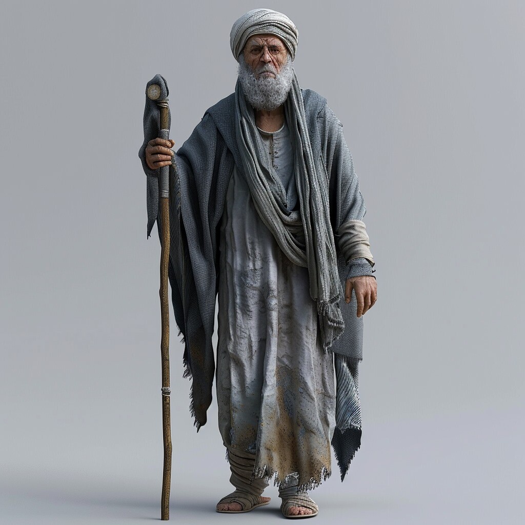 ArtStation - old Arabic man