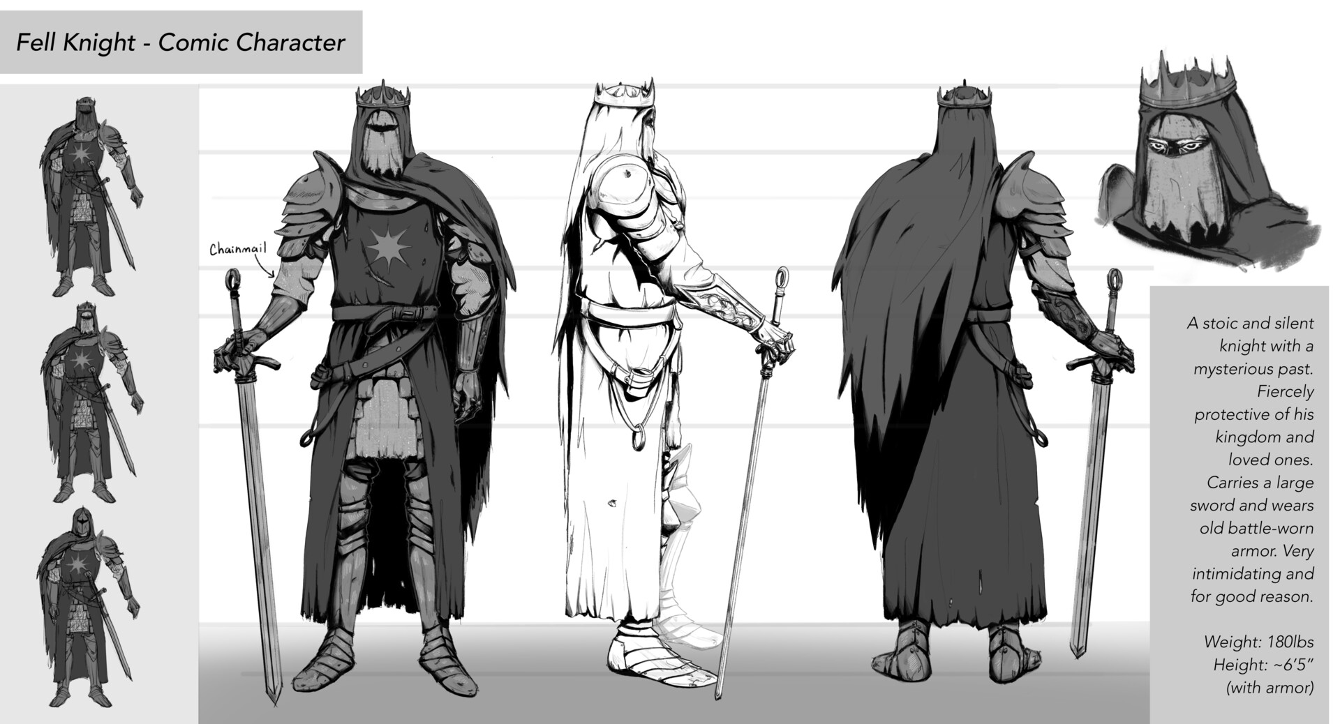 ArtStation - Fell Knight Concept