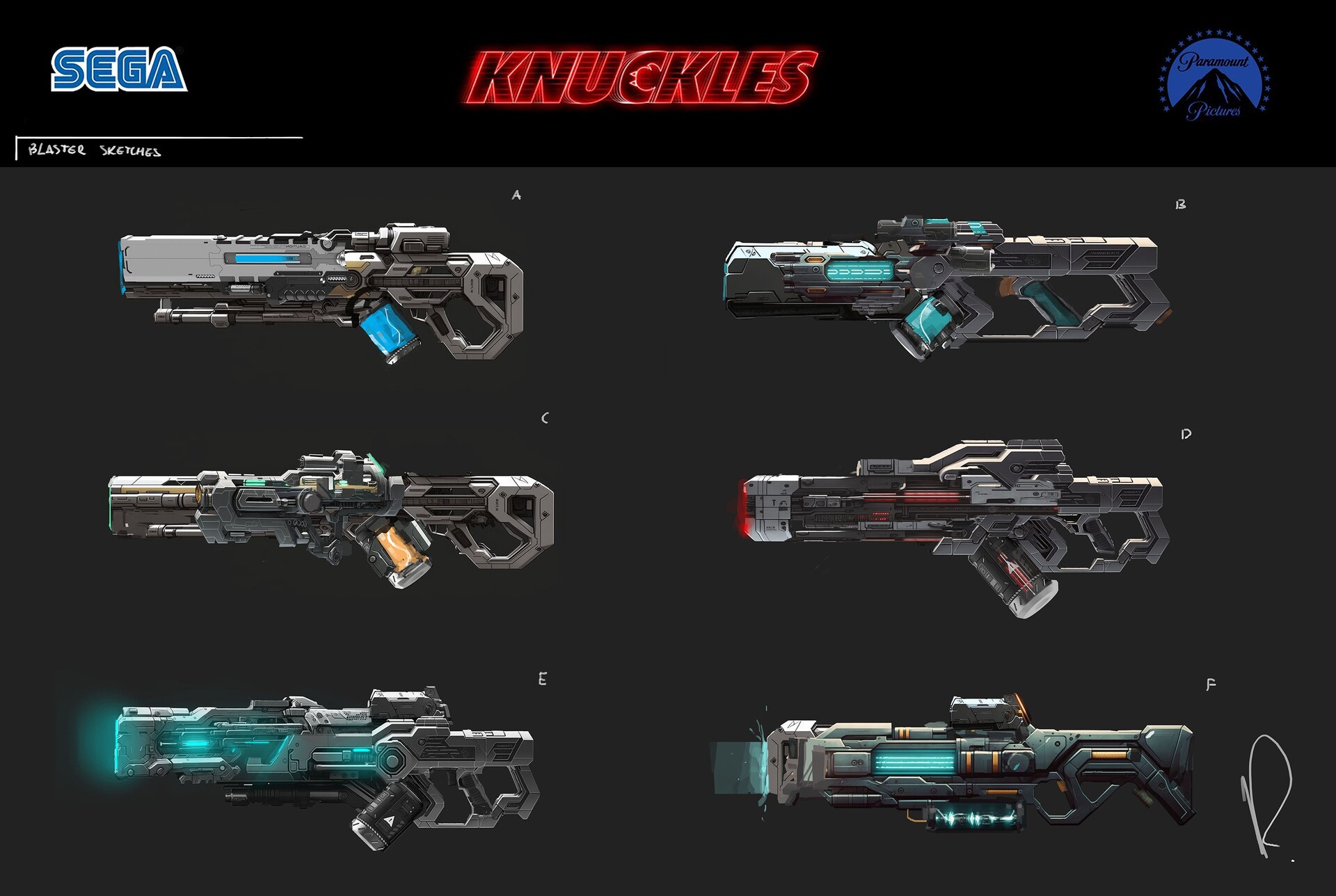 Rubinkowski - Knuckles Agent weapons