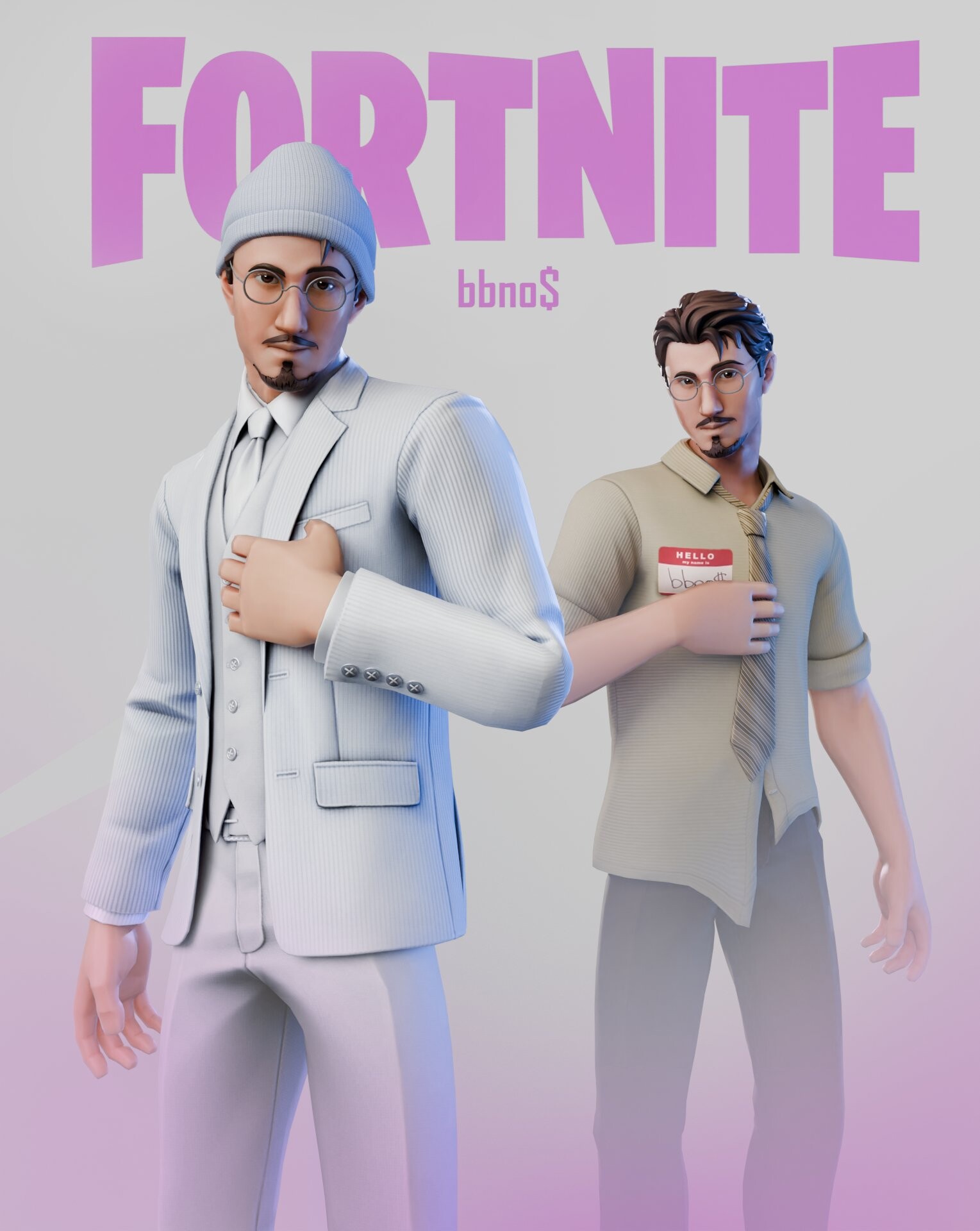 ArtStation - Forntite x BBNO$ Concept Fan Made