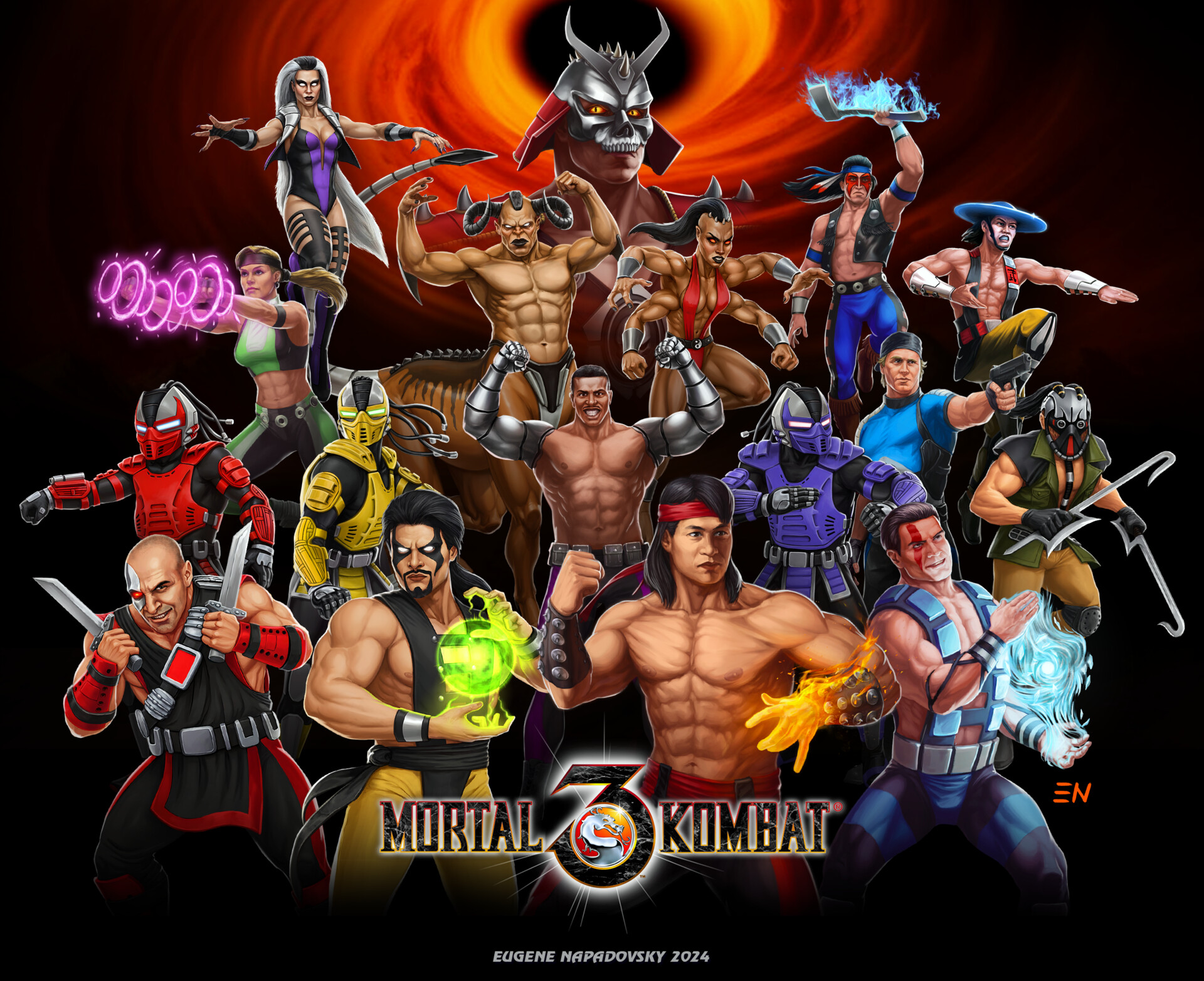 Eugene Napadovsky - Mortal Kombat 3 Absolute poster