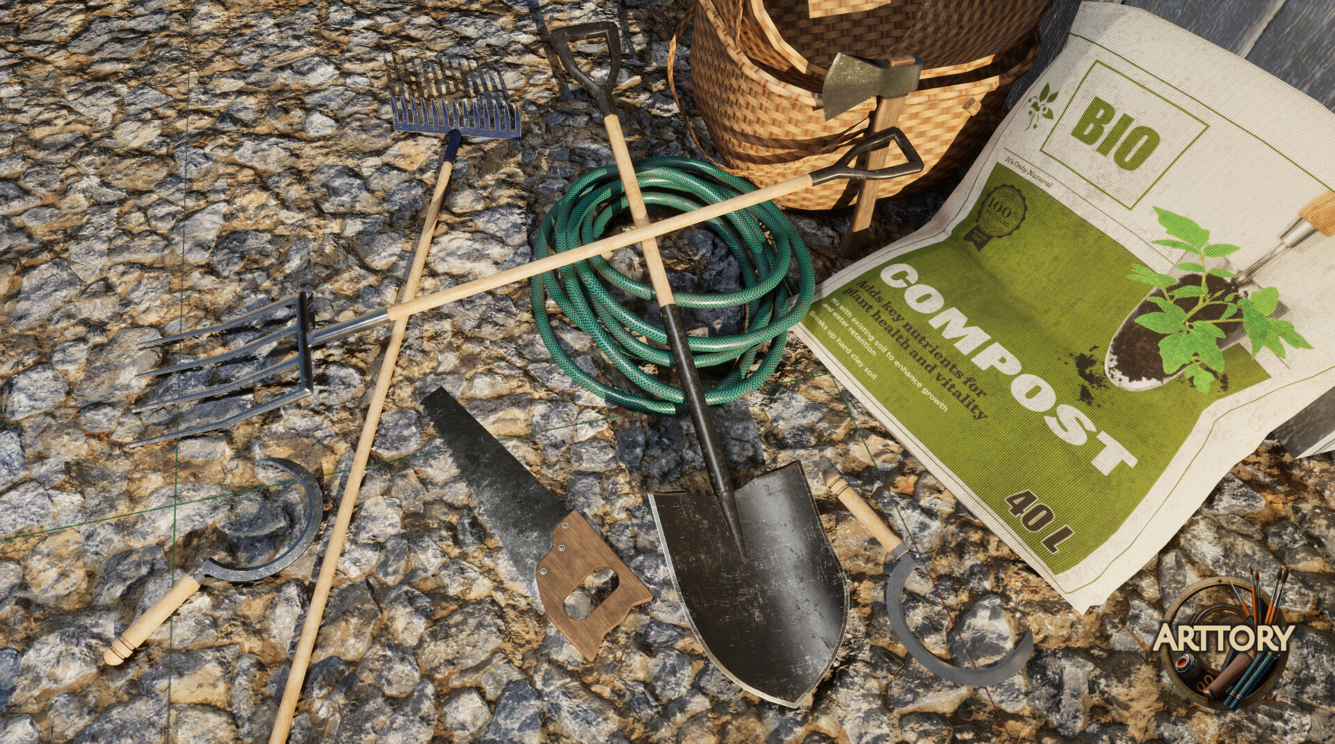 ArtStation - Garden tools